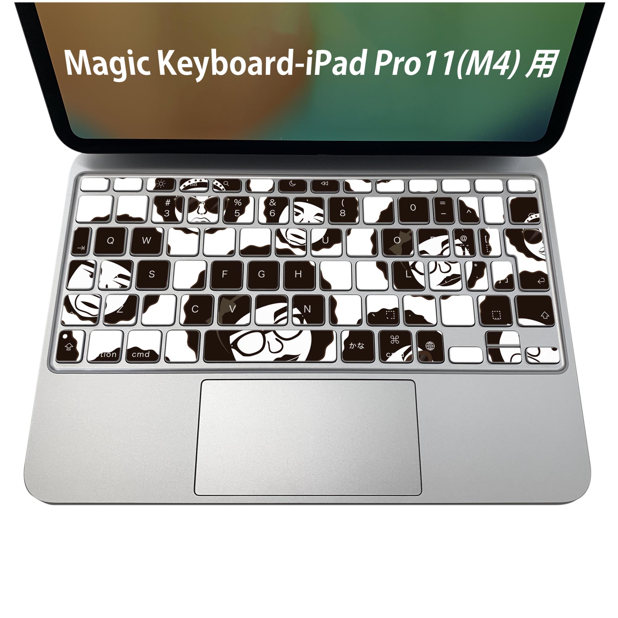 商品特徴・貼るだけでおしゃれに簡単着せ替え、iPadPro11・13（M4）Magic Keyboard KeyTop &nbsp; 全面デザインスキンシール！組み合わせ自由に選べるセット売り！・高精細プリントで写真と遜色がない仕上がり！ ...