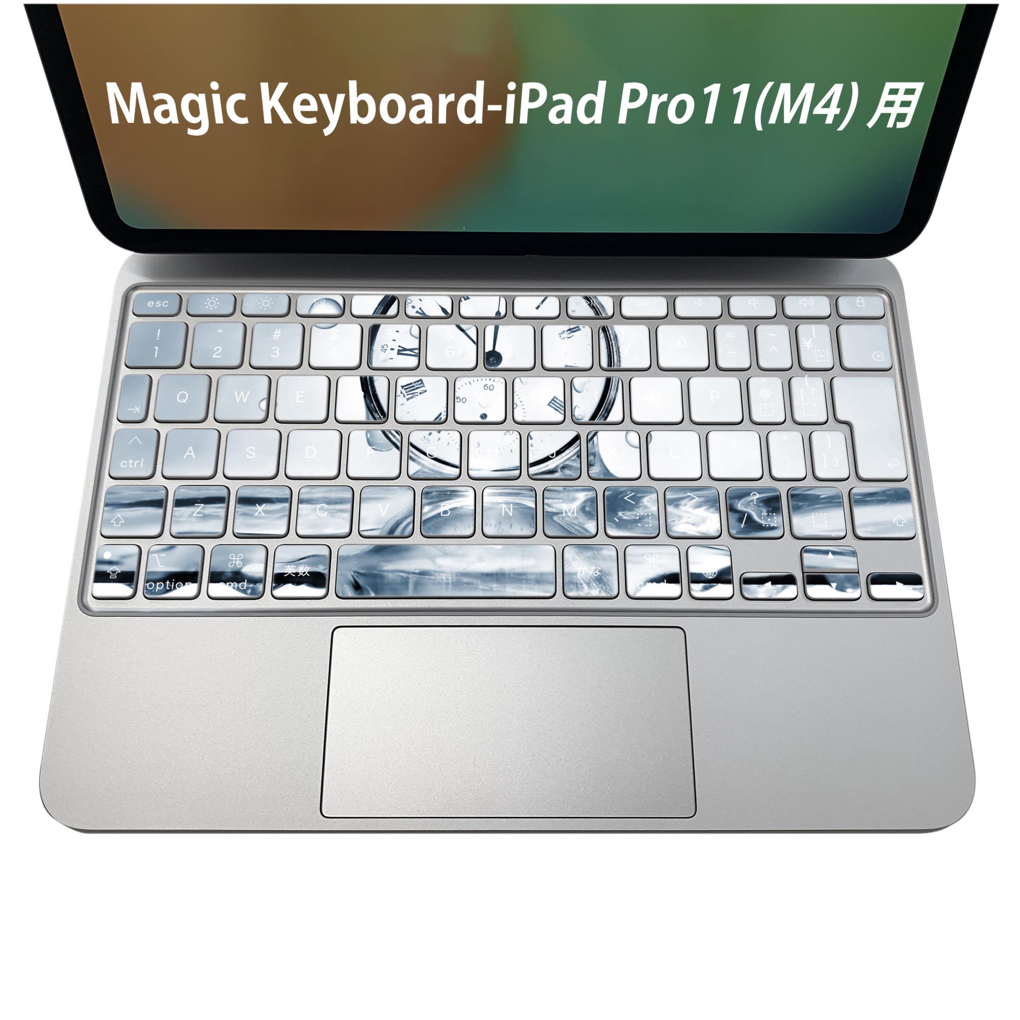 商品特徴・貼るだけでおしゃれに簡単着せ替え、iPadPro11・13（M4）Magic Keyboard KeyTop &nbsp; 全面デザインスキンシール！組み合わせ自由に選べるセット売り！・高精細プリントで写真と遜色がない仕上がり！ ...