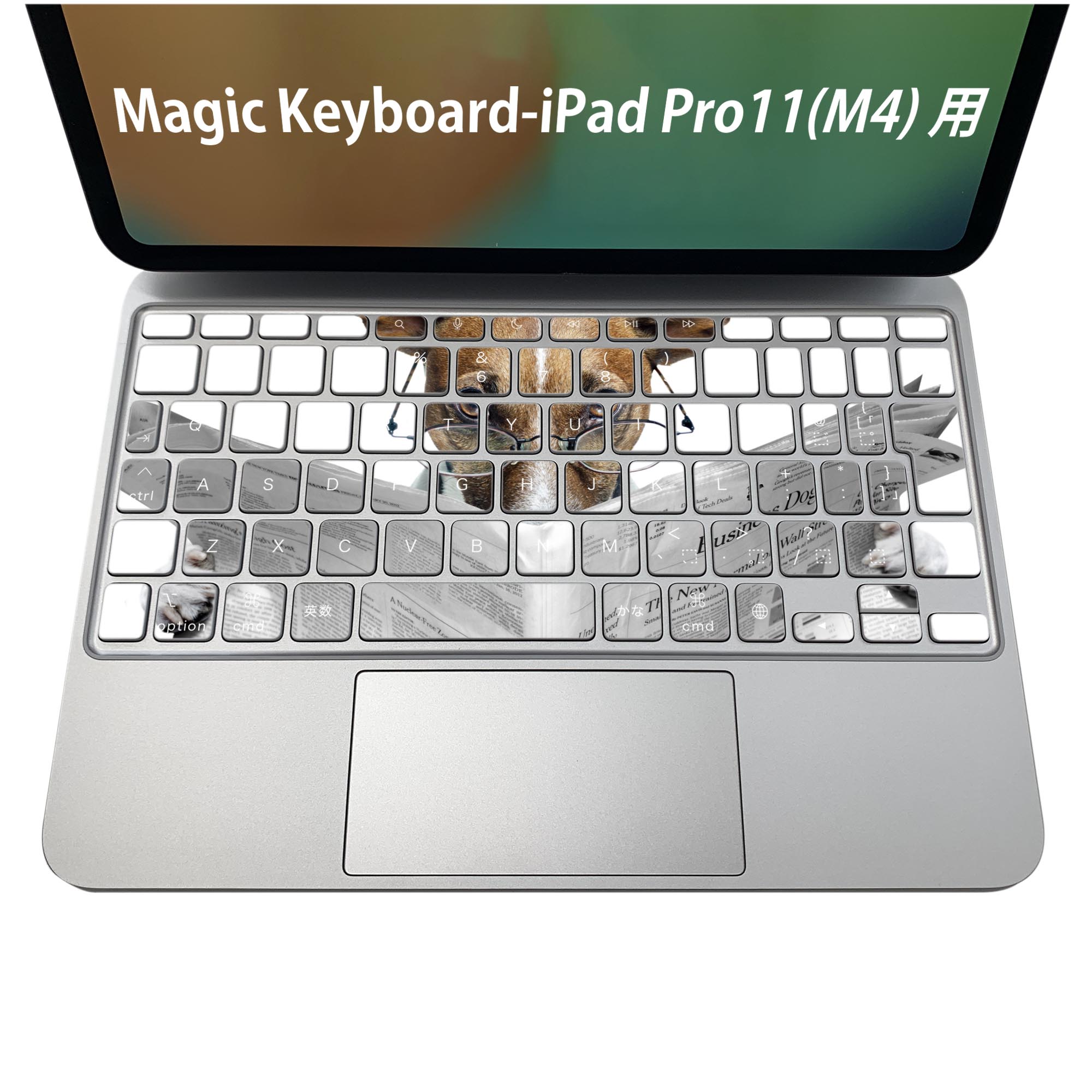 商品特徴・貼るだけでおしゃれに簡単着せ替え、iPadPro11・13（M4）Magic Keyboard KeyTop &nbsp; 全面デザインスキンシール！組み合わせ自由に選べるセット売り！・高精細プリントで写真と遜色がない仕上がり！ ...