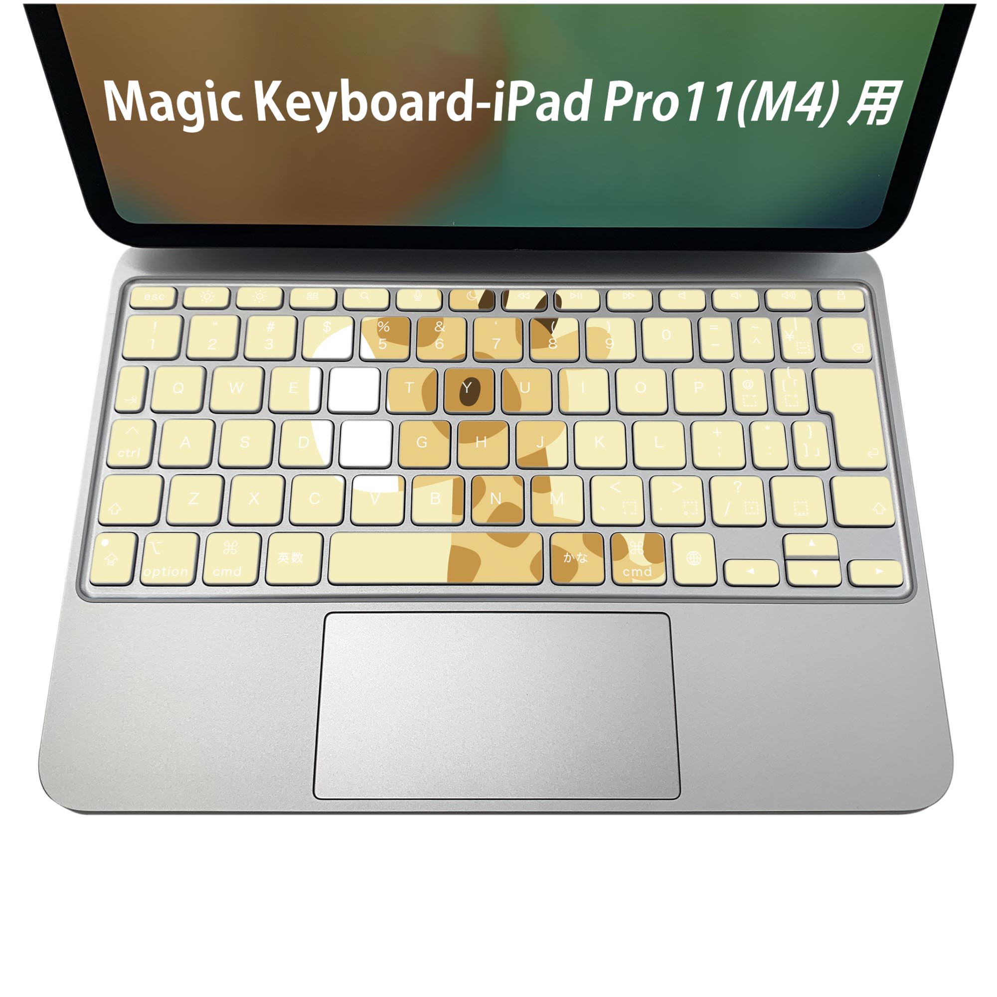 商品特徴・貼るだけでおしゃれに簡単着せ替え、iPadPro11・13（M4）Magic Keyboard KeyTop &nbsp; 全面デザインスキンシール！組み合わせ自由に選べるセット売り！・高精細プリントで写真と遜色がない仕上がり！ ...