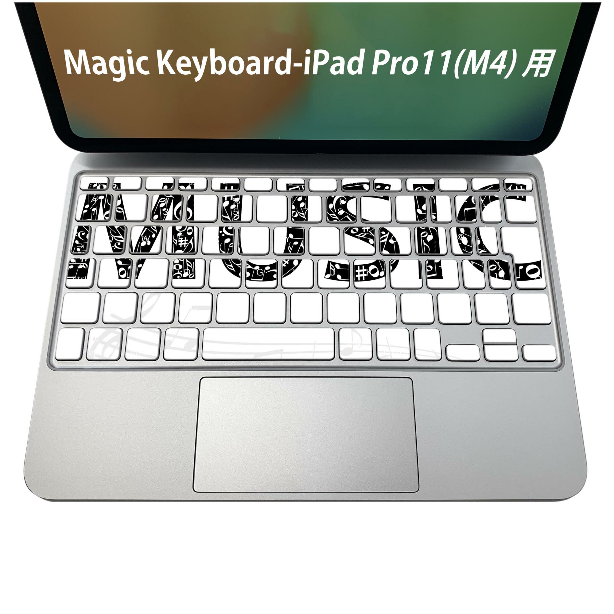 商品特徴・貼るだけでおしゃれに簡単着せ替え、iPadPro11・13（M4）Magic Keyboard KeyTop &nbsp; 全面デザインスキンシール！組み合わせ自由に選べるセット売り！・高精細プリントで写真と遜色がない仕上がり！ ...