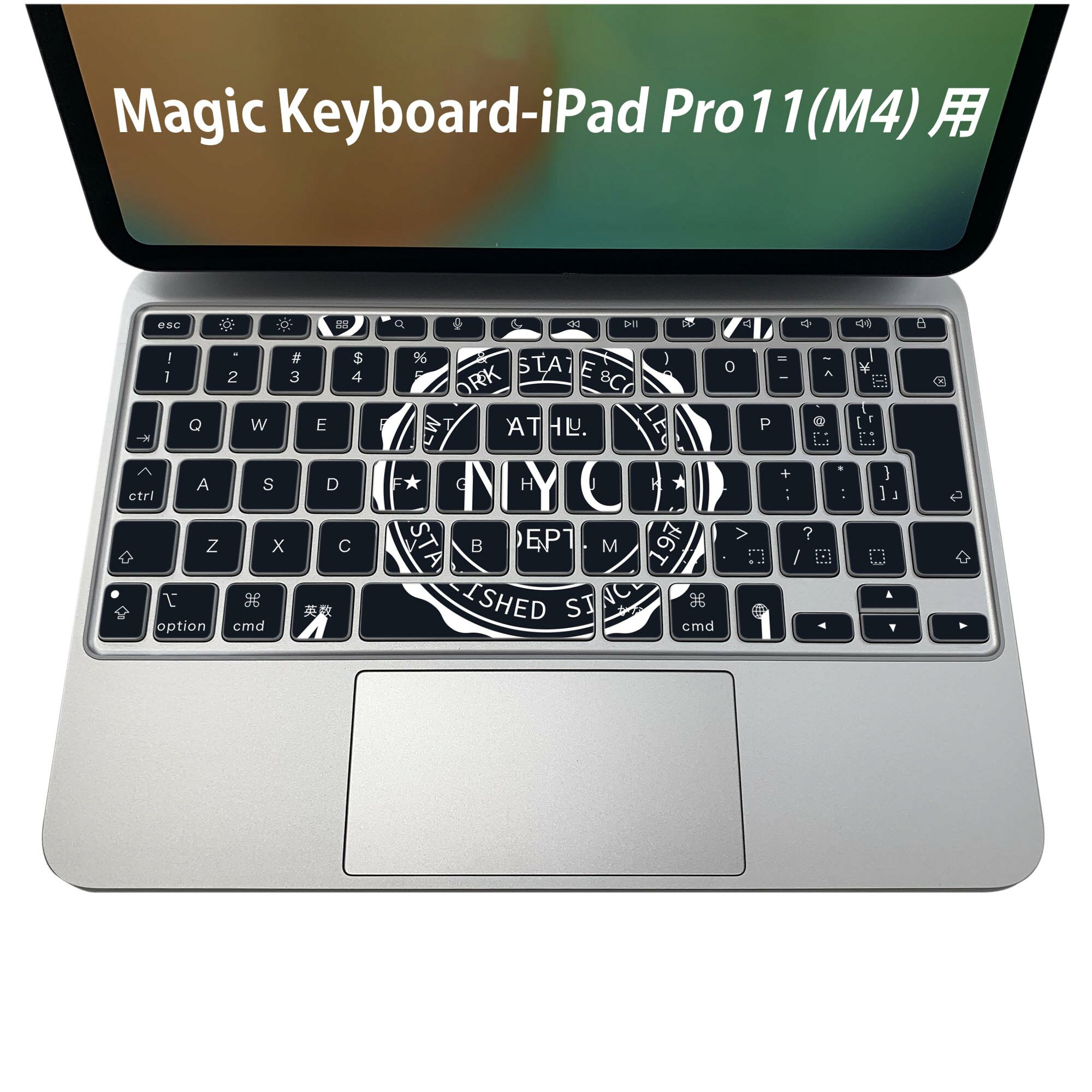 商品特徴・貼るだけでおしゃれに簡単着せ替え、iPadPro11・13（M4）Magic Keyboard KeyTop &nbsp; 全面デザインスキンシール！組み合わせ自由に選べるセット売り！・高精細プリントで写真と遜色がない仕上がり！ ...