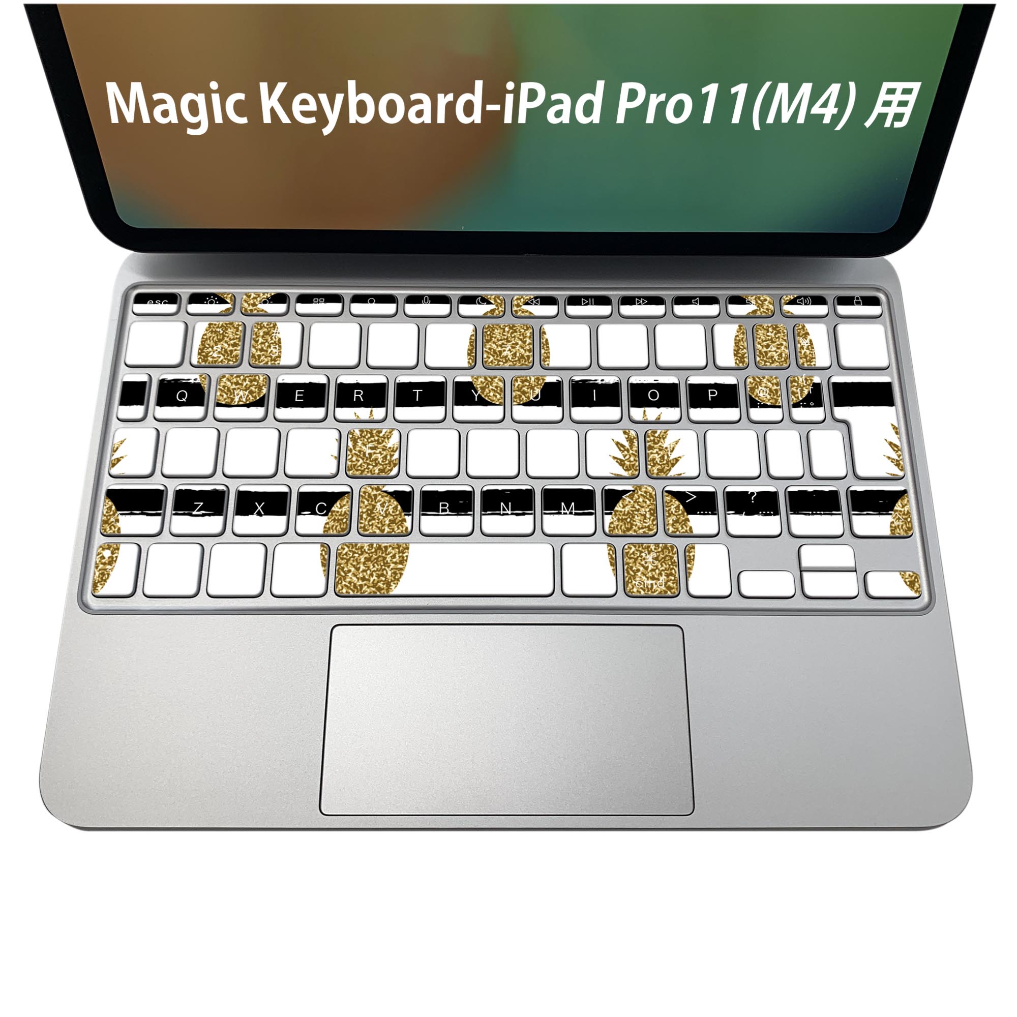 商品特徴・貼るだけでおしゃれに簡単着せ替え、iPadPro11・13（M4）Magic Keyboard KeyTop &nbsp; 全面デザインスキンシール！組み合わせ自由に選べるセット売り！・高精細プリントで写真と遜色がない仕上がり！ ...
