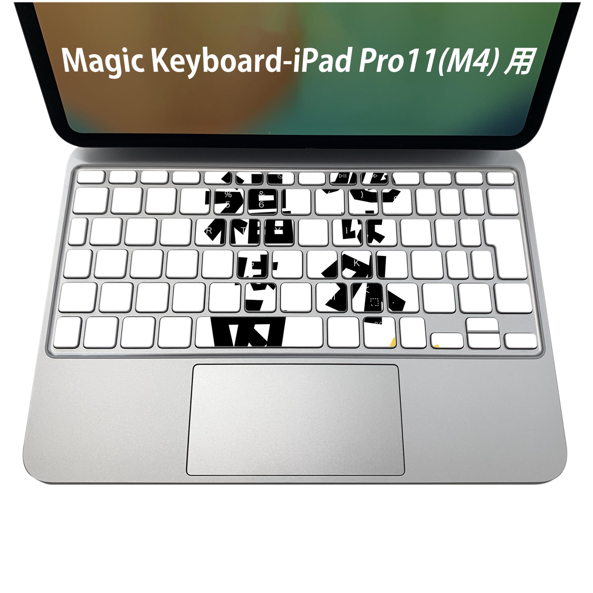 商品特徴・貼るだけでおしゃれに簡単着せ替え、iPadPro11・13（M4）Magic Keyboard KeyTop &nbsp; 全面デザインスキンシール！組み合わせ自由に選べるセット売り！・高精細プリントで写真と遜色がない仕上がり！ ...