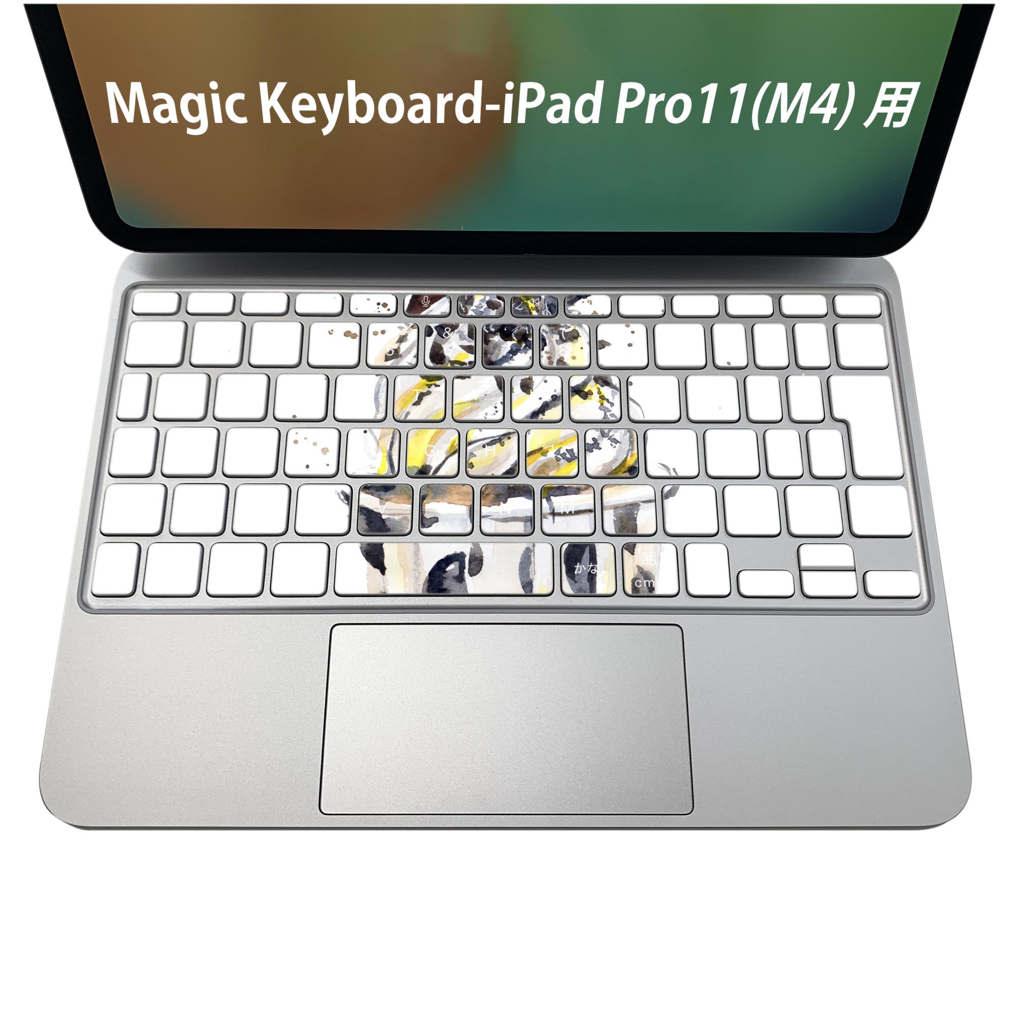 商品特徴・貼るだけでおしゃれに簡単着せ替え、iPadPro11・13（M4）Magic Keyboard KeyTop &nbsp; 全面デザインスキンシール！組み合わせ自由に選べるセット売り！・高精細プリントで写真と遜色がない仕上がり！ ...