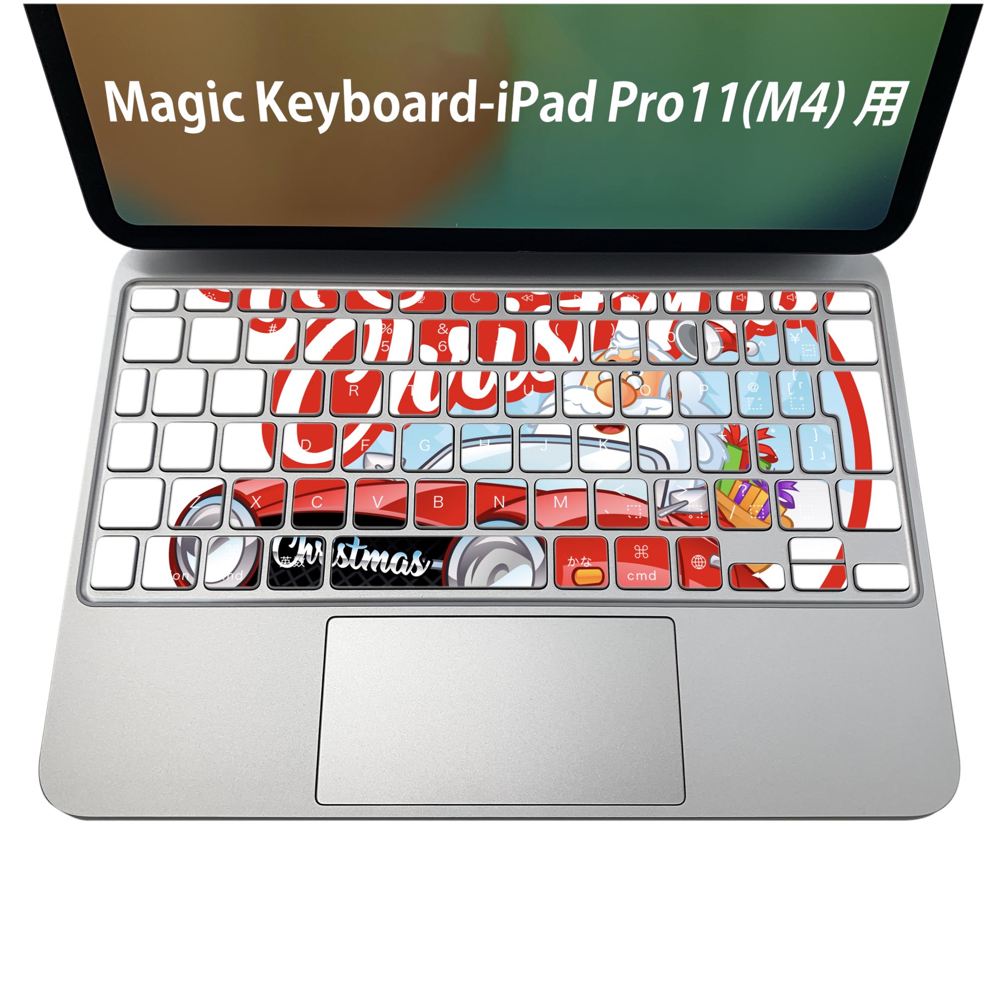 商品特徴・貼るだけでおしゃれに簡単着せ替え、iPadPro11・13（M4）Magic Keyboard KeyTop &nbsp; 全面デザインスキンシール！組み合わせ自由に選べるセット売り！・高精細プリントで写真と遜色がない仕上がり！ ...
