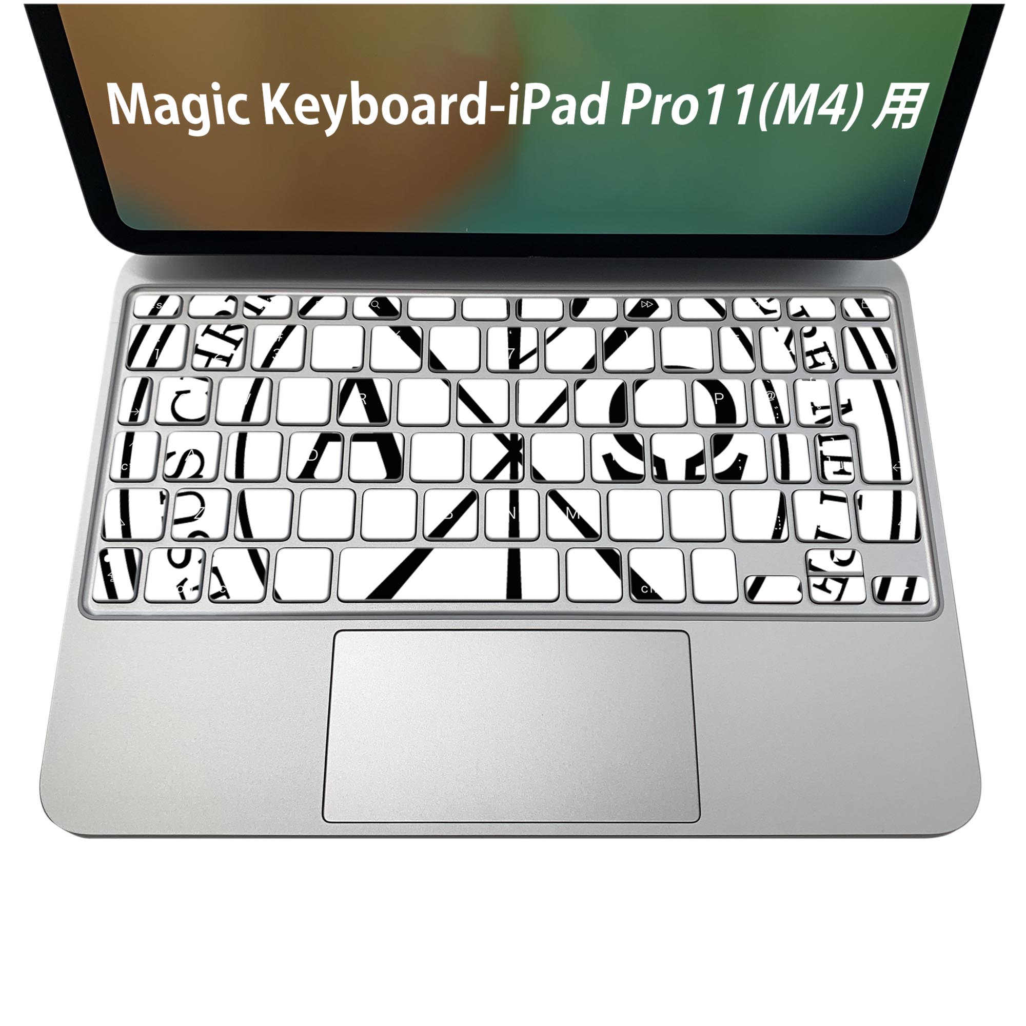 商品特徴・貼るだけでおしゃれに簡単着せ替え、iPadPro11・13（M4）Magic Keyboard KeyTop &nbsp; 全面デザインスキンシール！組み合わせ自由に選べるセット売り！・高精細プリントで写真と遜色がない仕上がり！ ...