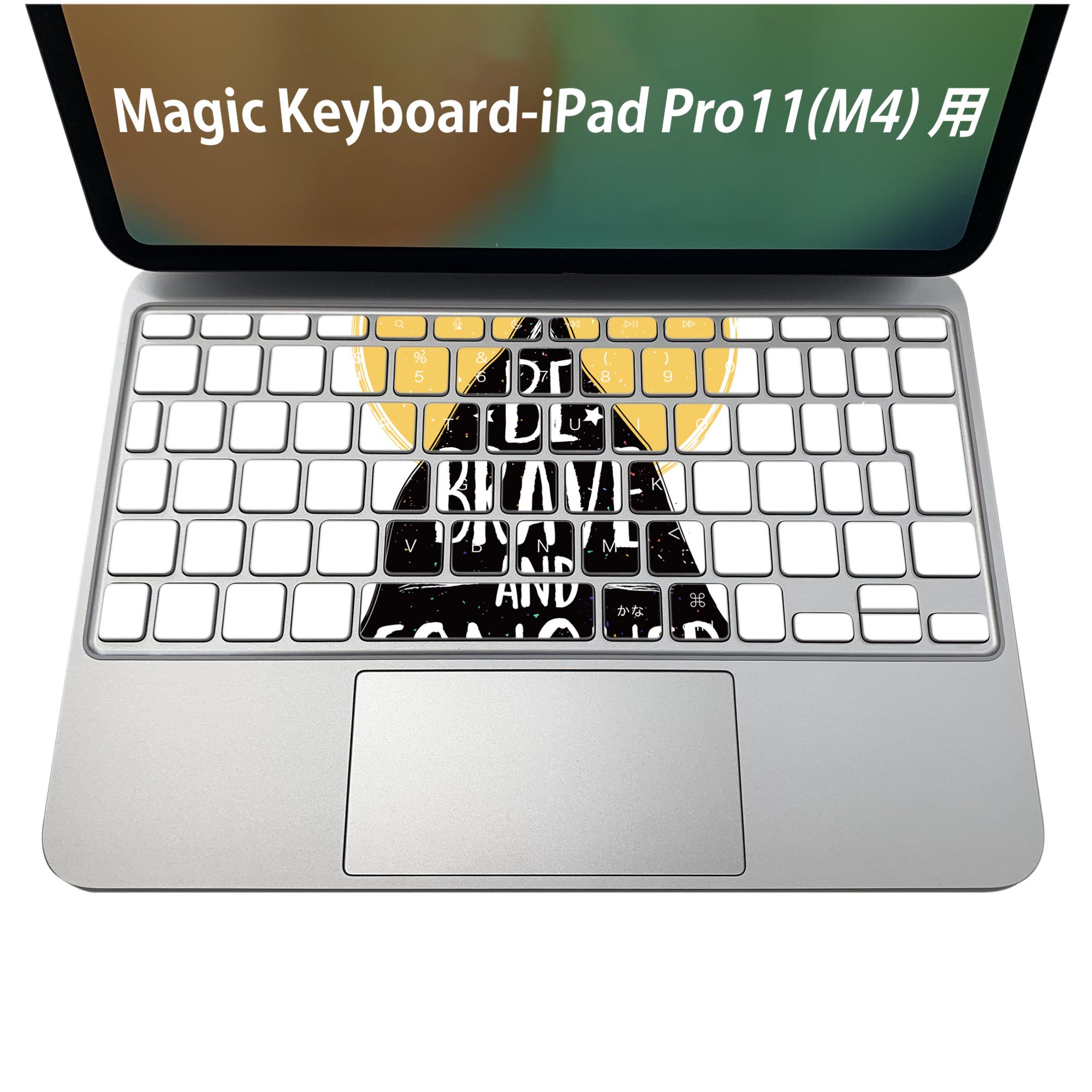 商品特徴・貼るだけでおしゃれに簡単着せ替え、iPadPro11・13（M4）Magic Keyboard KeyTop &nbsp; 全面デザインスキンシール！組み合わせ自由に選べるセット売り！・高精細プリントで写真と遜色がない仕上がり！ ...