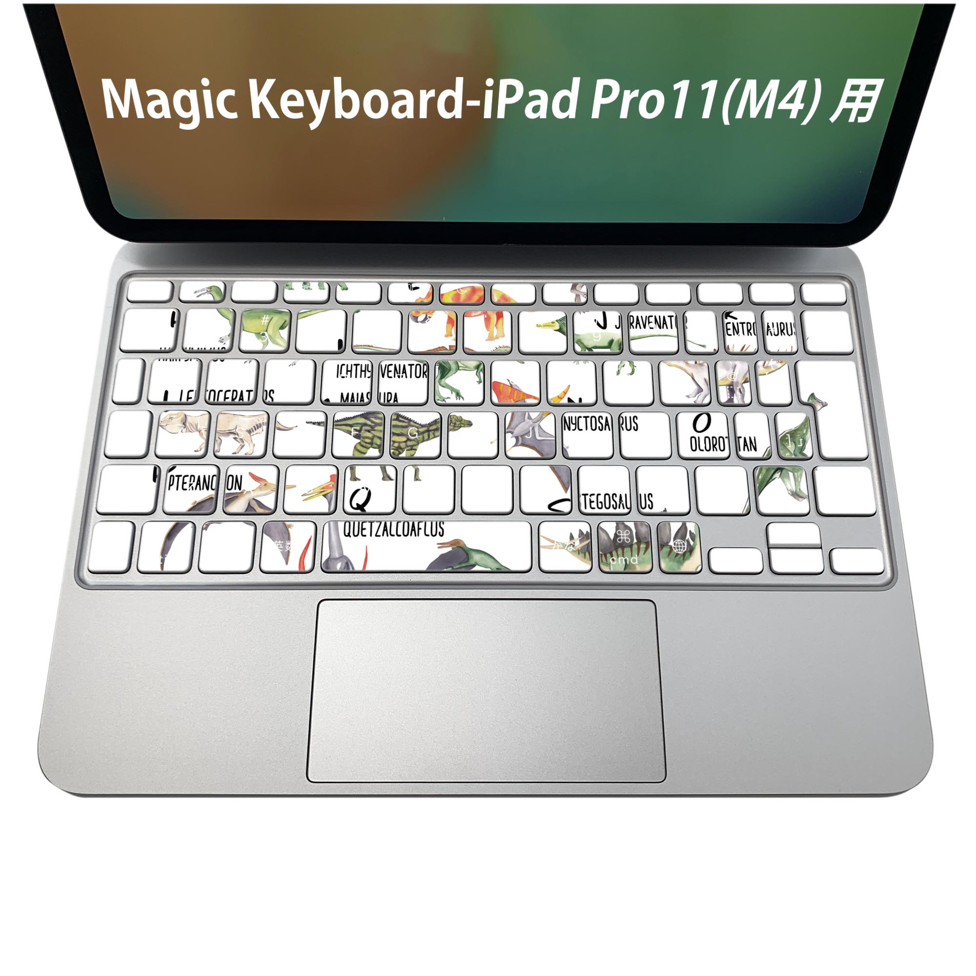 商品特徴・貼るだけでおしゃれに簡単着せ替え、iPadPro11・13（M4）Magic Keyboard KeyTop &nbsp; 全面デザインスキンシール！組み合わせ自由に選べるセット売り！・高精細プリントで写真と遜色がない仕上がり！ ...