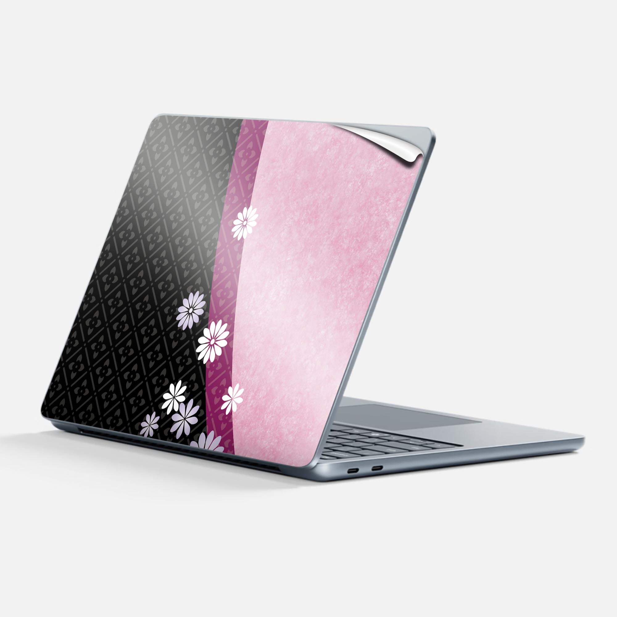 商品特徴・貼るだけでかんたん着せ替え、Surfac Laptop(第7世代) 13インチ 共通対応デザインスキンシール・高精細プリントで写真と遜色のない仕上がり！半光沢シートでしっとりツヤのある表現力・ちょっとしたすり傷からSurface本...