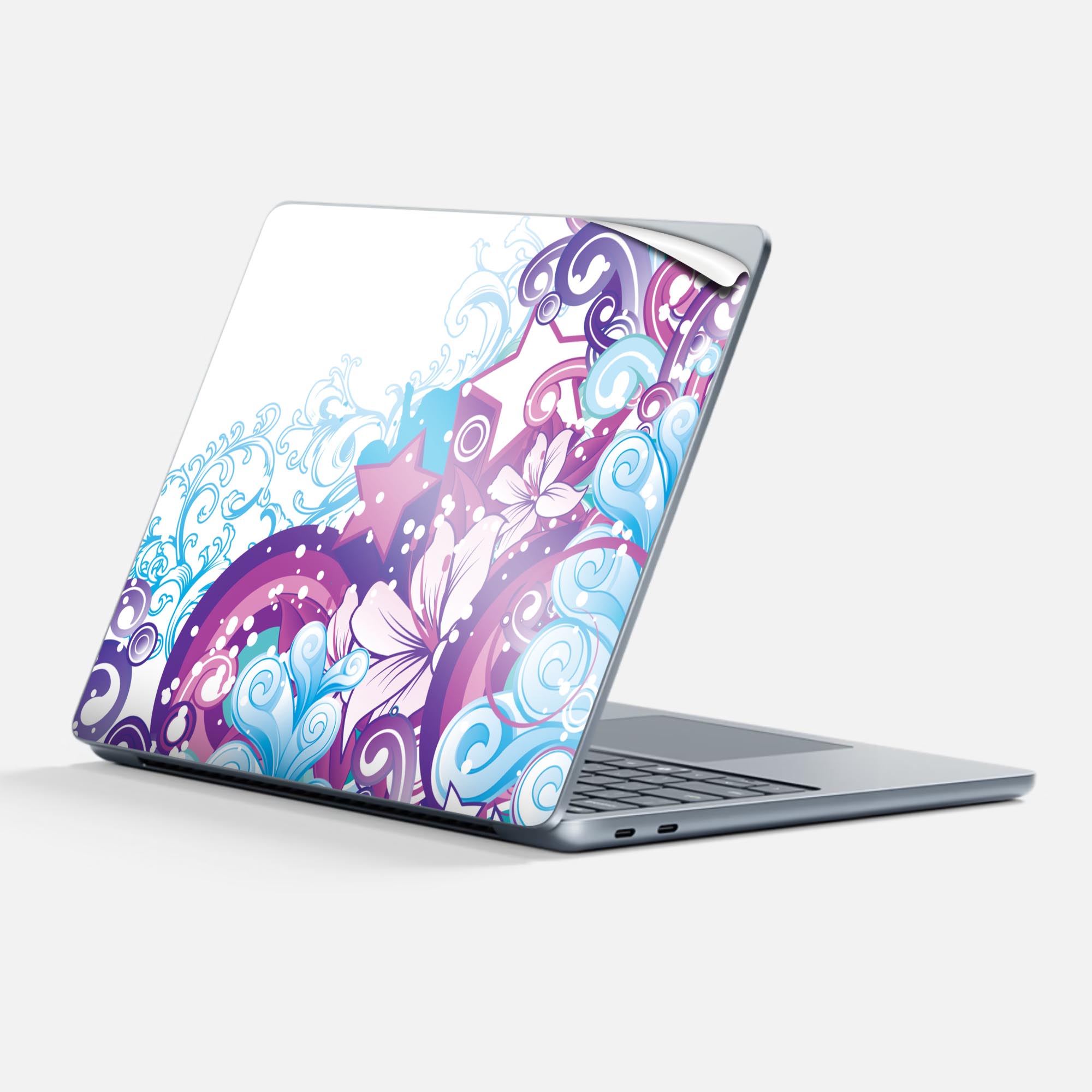 商品特徴・貼るだけでかんたん着せ替え、Surfac Laptop(第7世代) 13インチ 共通対応デザインスキンシール・高精細プリントで写真と遜色のない仕上がり！半光沢シートでしっとりツヤのある表現力・ちょっとしたすり傷からSurface本...