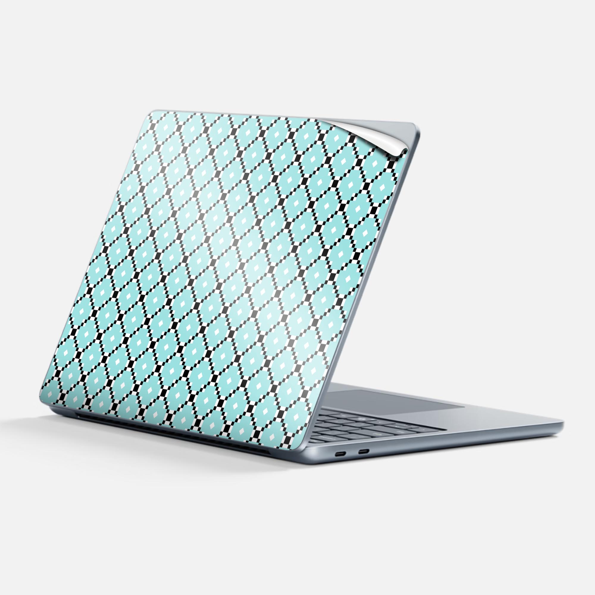 商品特徴・貼るだけでかんたん着せ替え、Surfac Laptop(第7世代) 13インチ 共通対応デザインスキンシール・高精細プリントで写真と遜色のない仕上がり！半光沢シートでしっとりツヤのある表現力・ちょっとしたすり傷からSurface本...