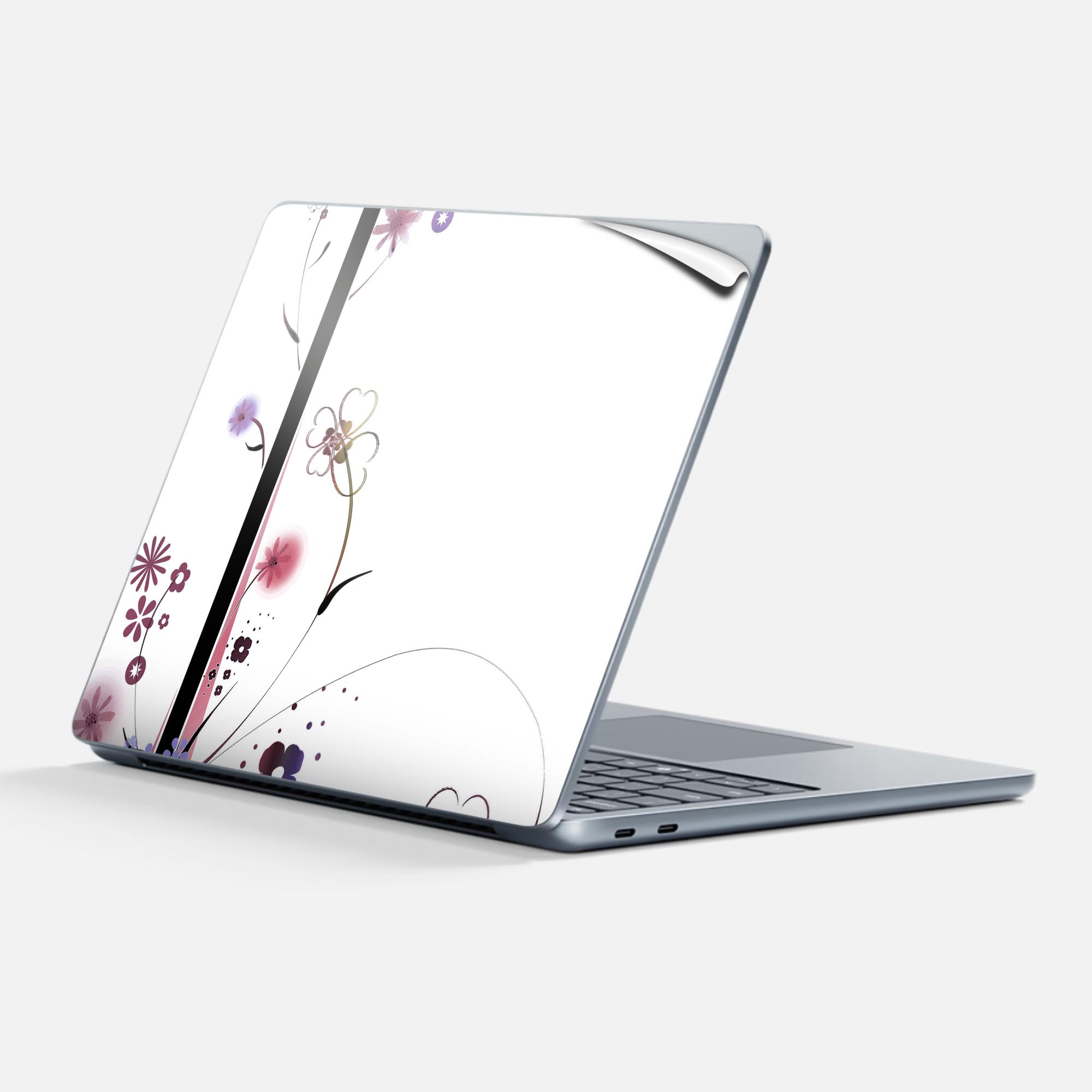 商品特徴・貼るだけでかんたん着せ替え、Surfac Laptop(第7世代) 13インチ 共通対応デザインスキンシール・高精細プリントで写真と遜色のない仕上がり！半光沢シートでしっとりツヤのある表現力・ちょっとしたすり傷からSurface本...