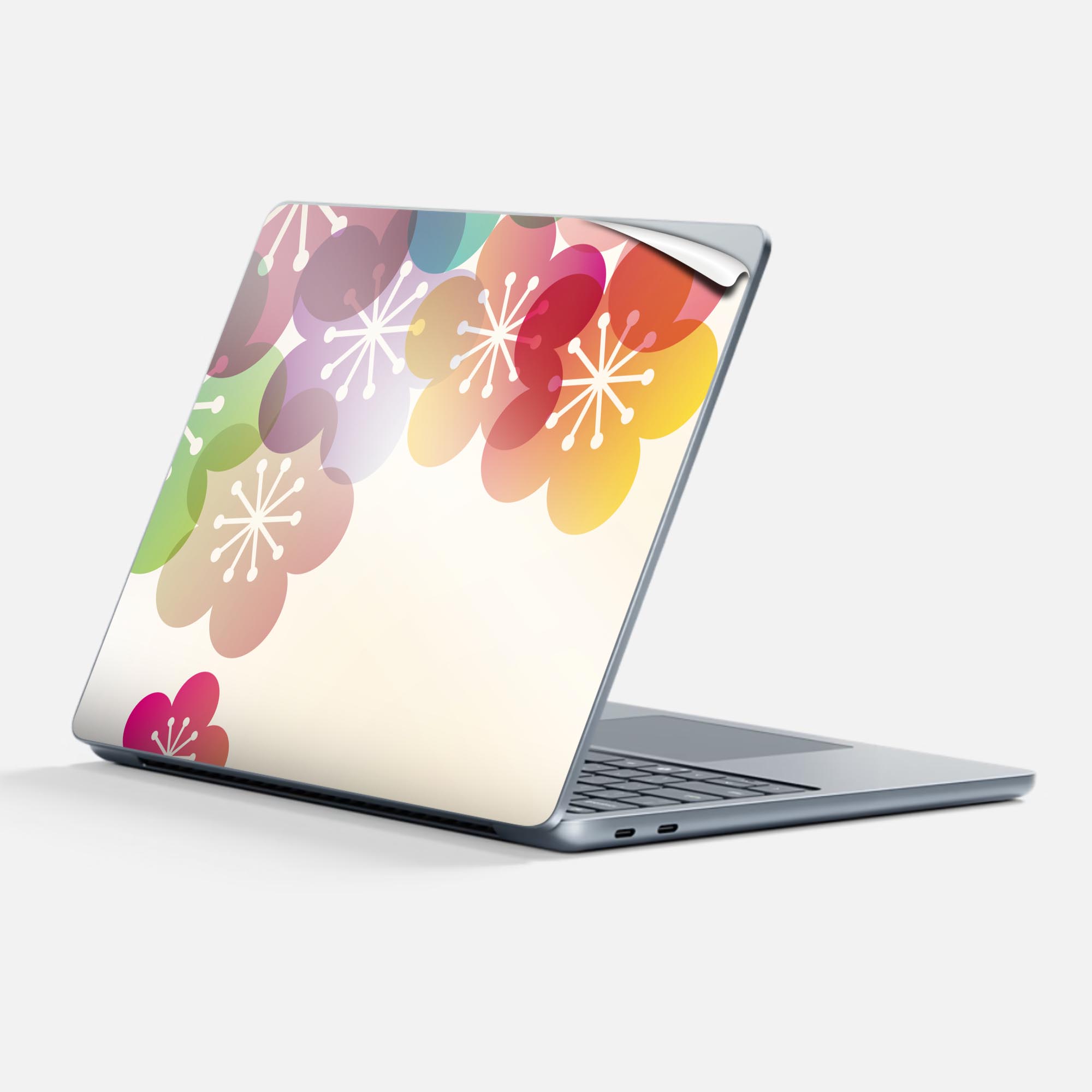 商品特徴・貼るだけでかんたん着せ替え、Surfac Laptop(第7世代) 13インチ 共通対応デザインスキンシール・高精細プリントで写真と遜色のない仕上がり！半光沢シートでしっとりツヤのある表現力・ちょっとしたすり傷からSurface本...