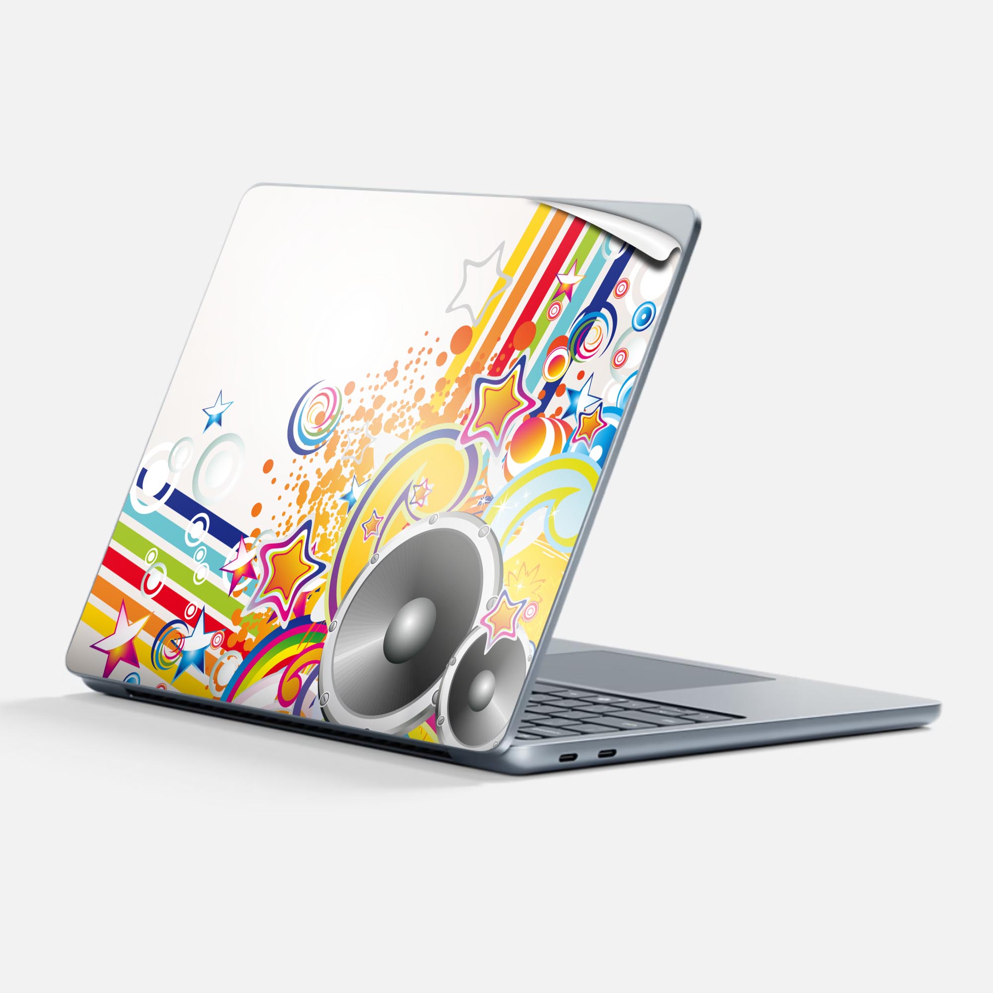 商品特徴・貼るだけでかんたん着せ替え、Surfac Laptop(第7世代) 13インチ 共通対応デザインスキンシール・高精細プリントで写真と遜色のない仕上がり！半光沢シートでしっとりツヤのある表現力・ちょっとしたすり傷からSurface本...