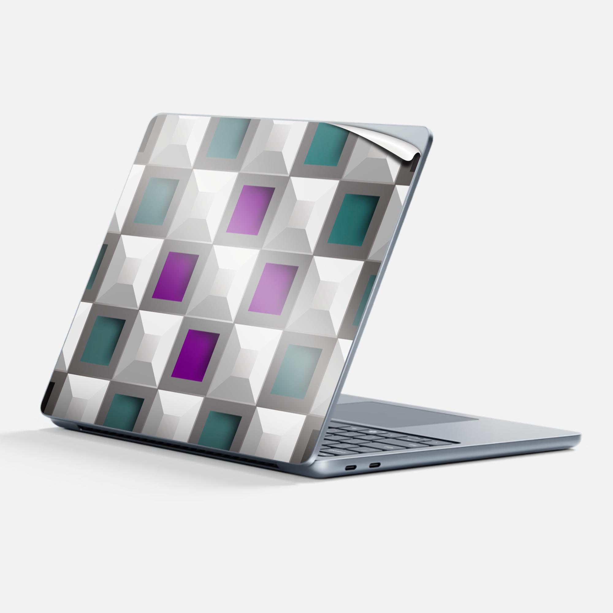 商品特徴・貼るだけでかんたん着せ替え、Surfac Laptop(第7世代) 13インチ 共通対応デザインスキンシール・高精細プリントで写真と遜色のない仕上がり！半光沢シートでしっとりツヤのある表現力・ちょっとしたすり傷からSurface本...