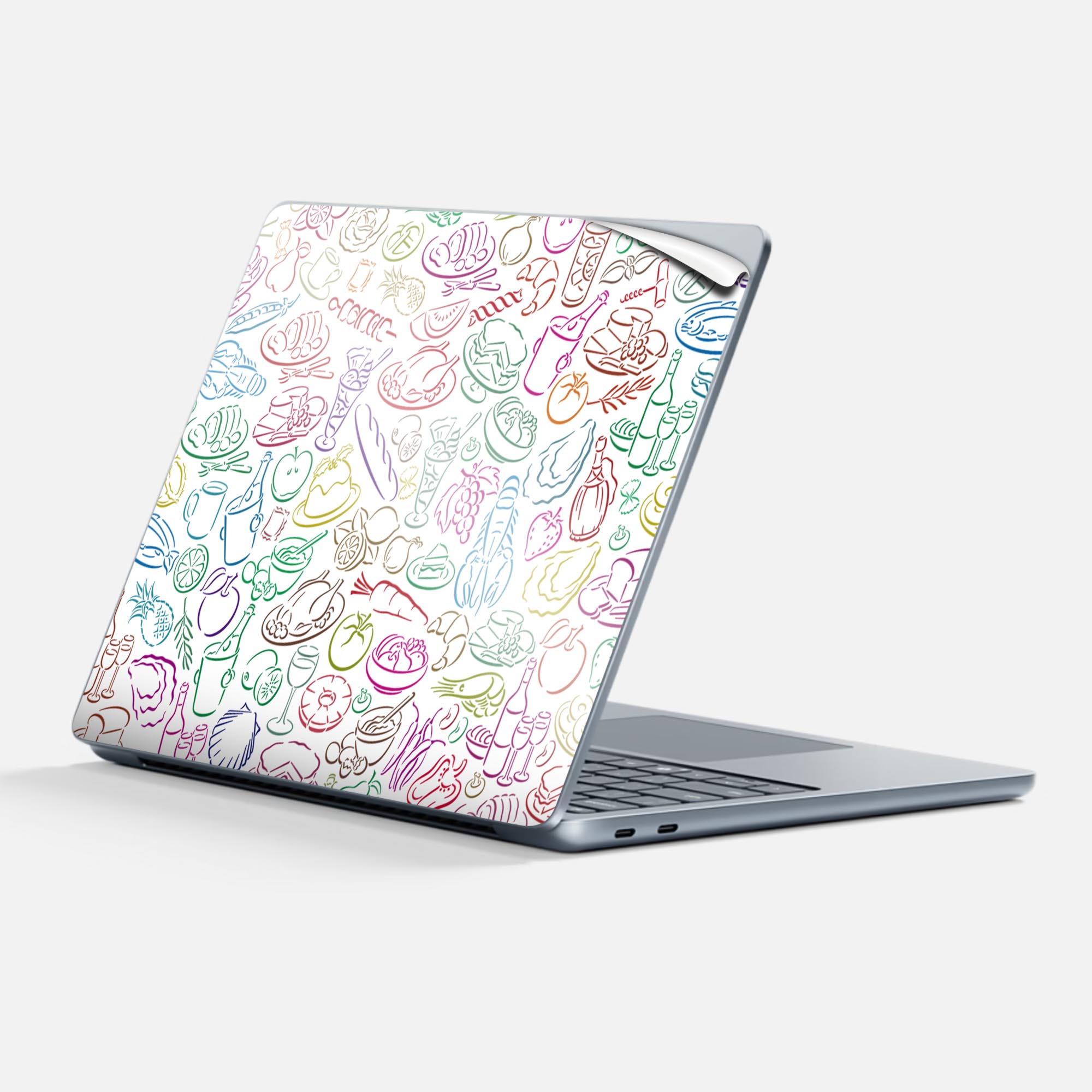商品特徴・貼るだけでかんたん着せ替え、Surfac Laptop(第7世代) 13インチ 共通対応デザインスキンシール・高精細プリントで写真と遜色のない仕上がり！半光沢シートでしっとりツヤのある表現力・ちょっとしたすり傷からSurface本...