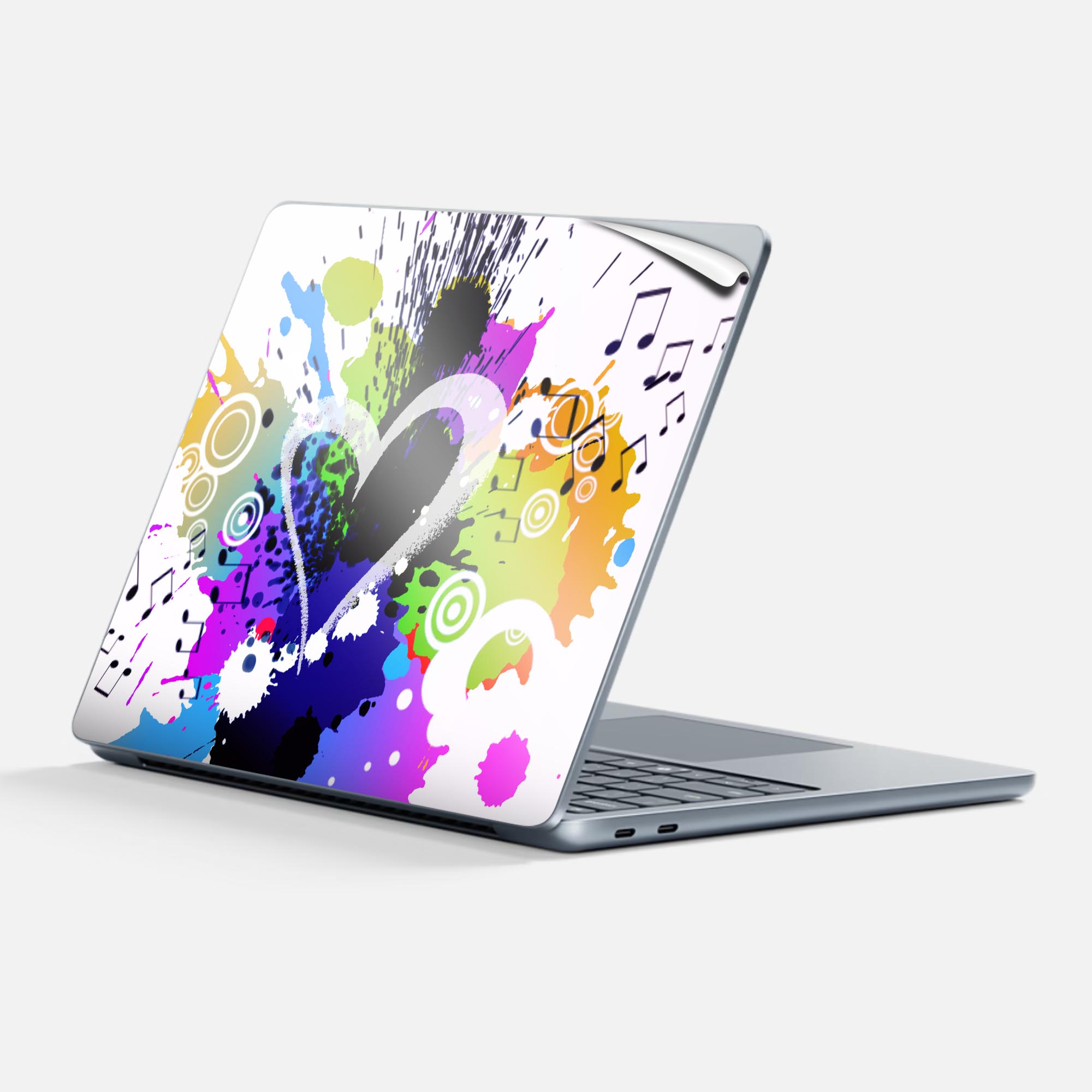 商品特徴・貼るだけでかんたん着せ替え、Surfac Laptop(第7世代) 13インチ 共通対応デザインスキンシール・高精細プリントで写真と遜色のない仕上がり！半光沢シートでしっとりツヤのある表現力・ちょっとしたすり傷からSurface本...