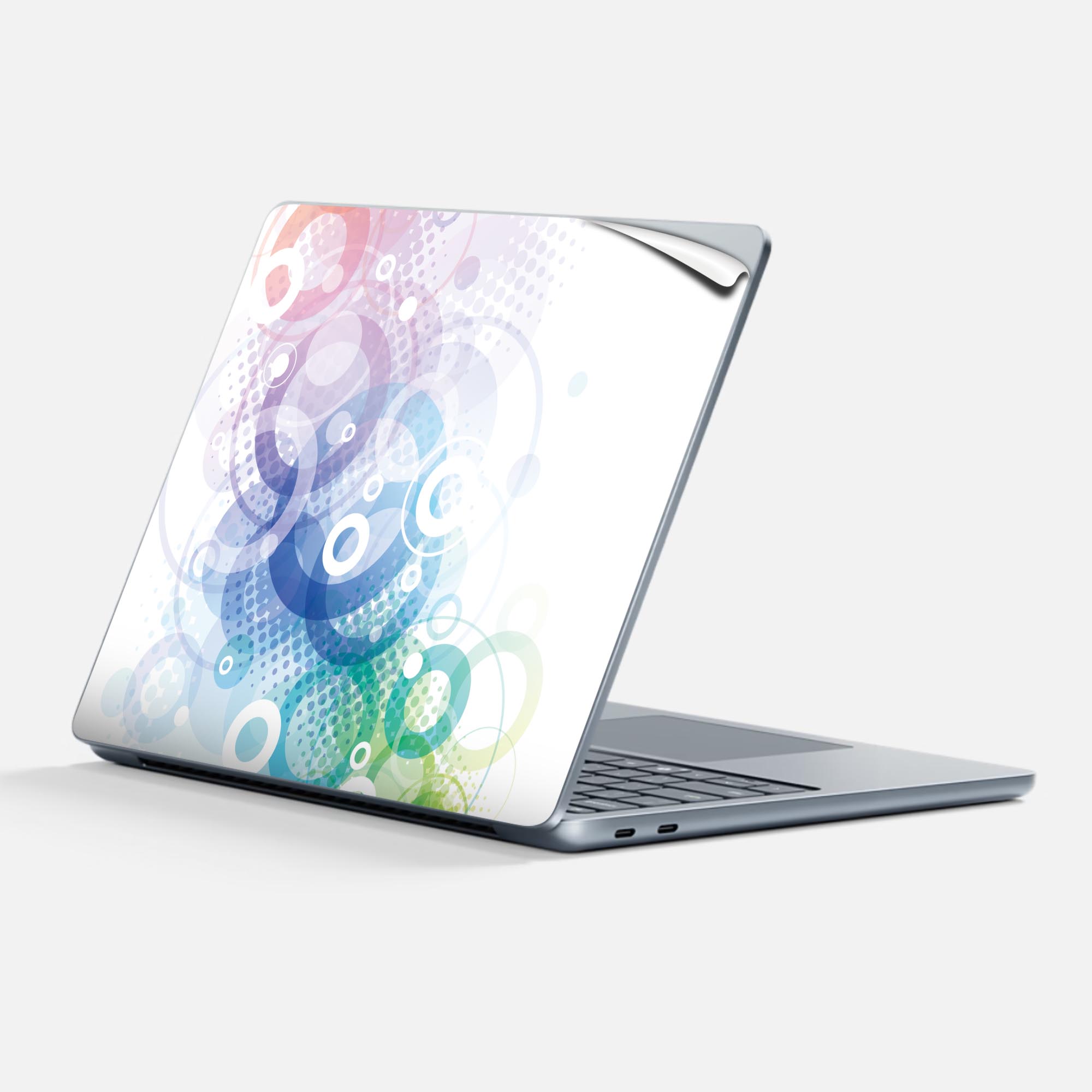 商品特徴・貼るだけでかんたん着せ替え、Surfac Laptop(第7世代) 13インチ 共通対応デザインスキンシール・高精細プリントで写真と遜色のない仕上がり！半光沢シートでしっとりツヤのある表現力・ちょっとしたすり傷からSurface本...