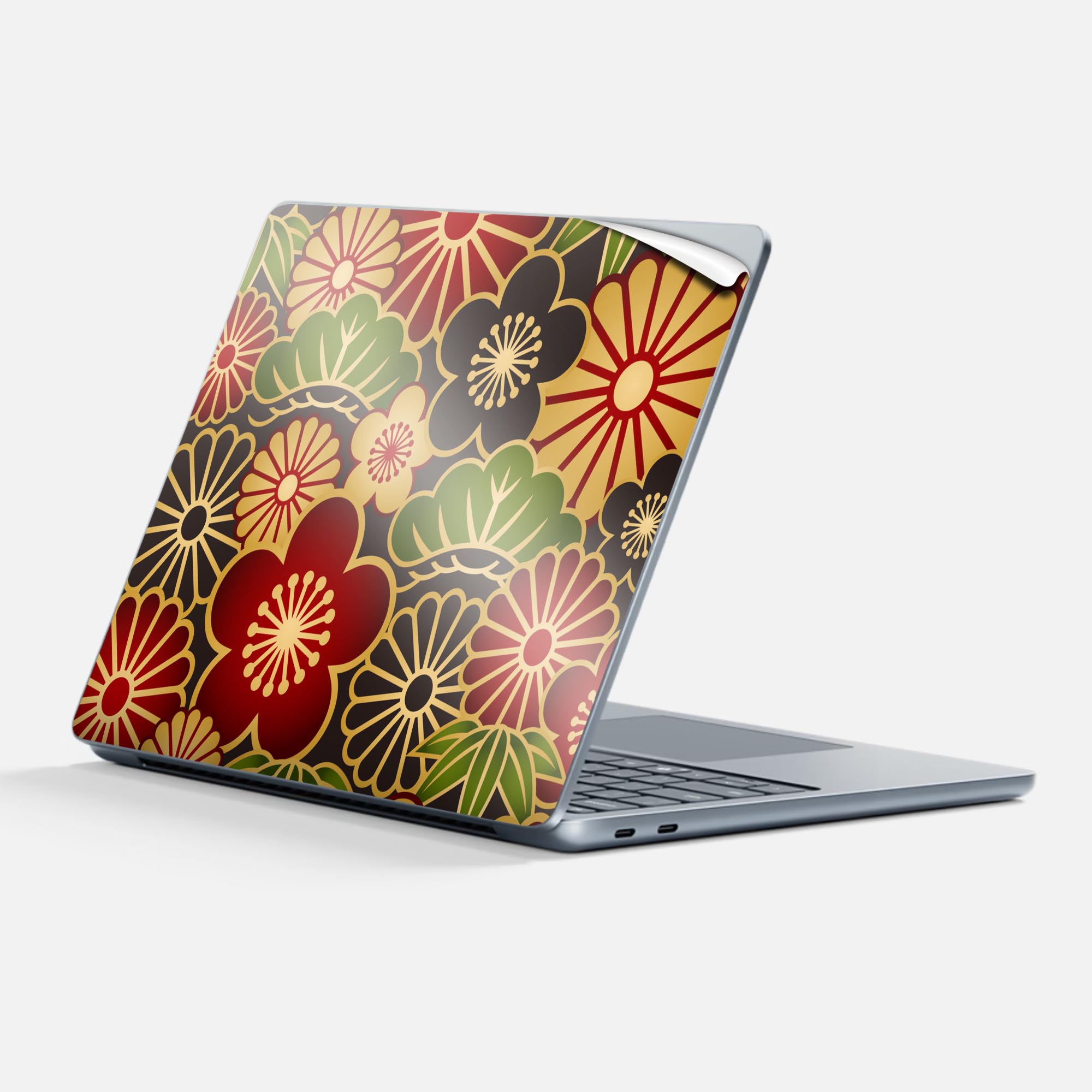 商品特徴・貼るだけでかんたん着せ替え、Surfac Laptop(第7世代) 13インチ 共通対応デザインスキンシール・高精細プリントで写真と遜色のない仕上がり！半光沢シートでしっとりツヤのある表現力・ちょっとしたすり傷からSurface本...