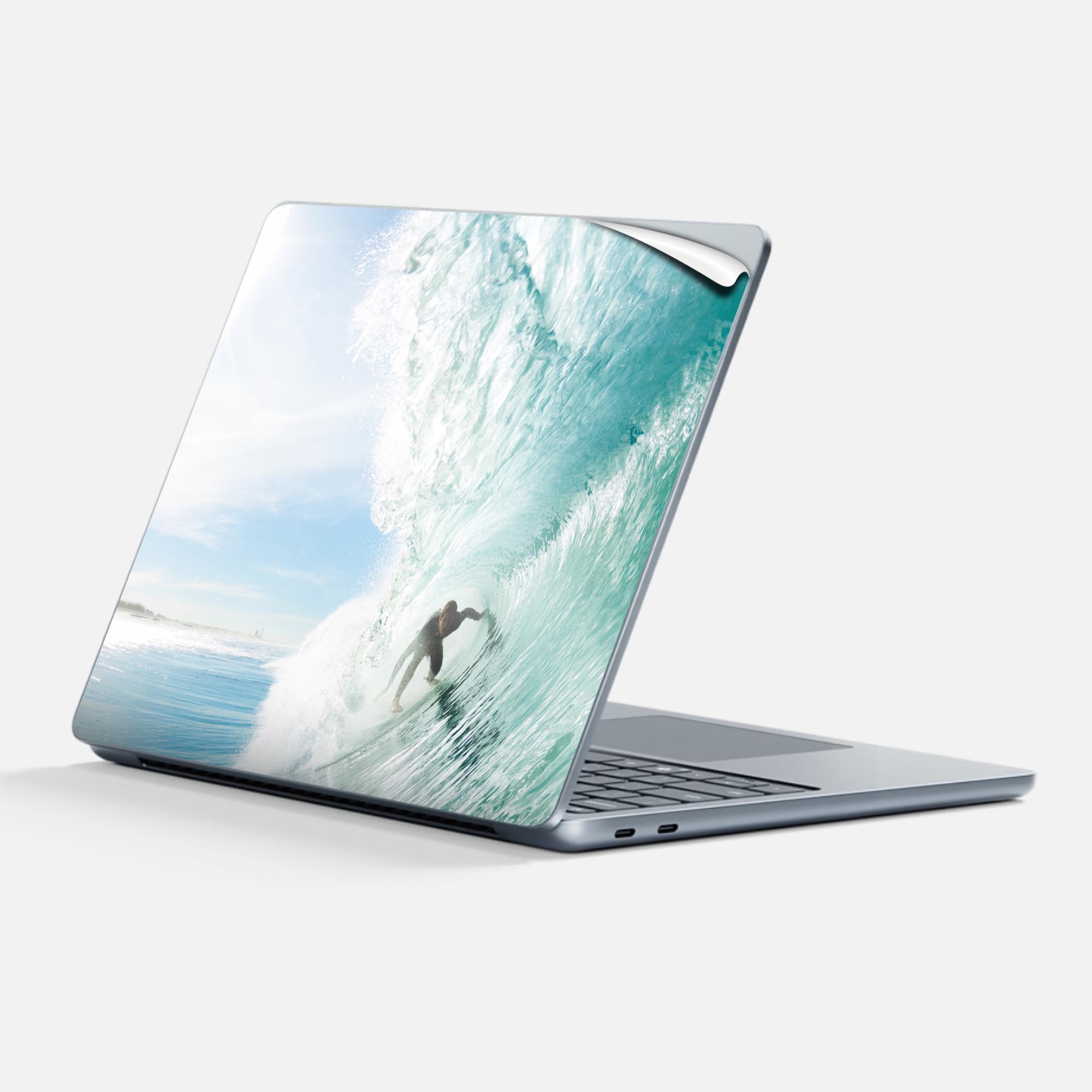 商品特徴・貼るだけでかんたん着せ替え、Surfac Laptop(第7世代) 13インチ 共通対応デザインスキンシール・高精細プリントで写真と遜色のない仕上がり！半光沢シートでしっとりツヤのある表現力・ちょっとしたすり傷からSurface本...