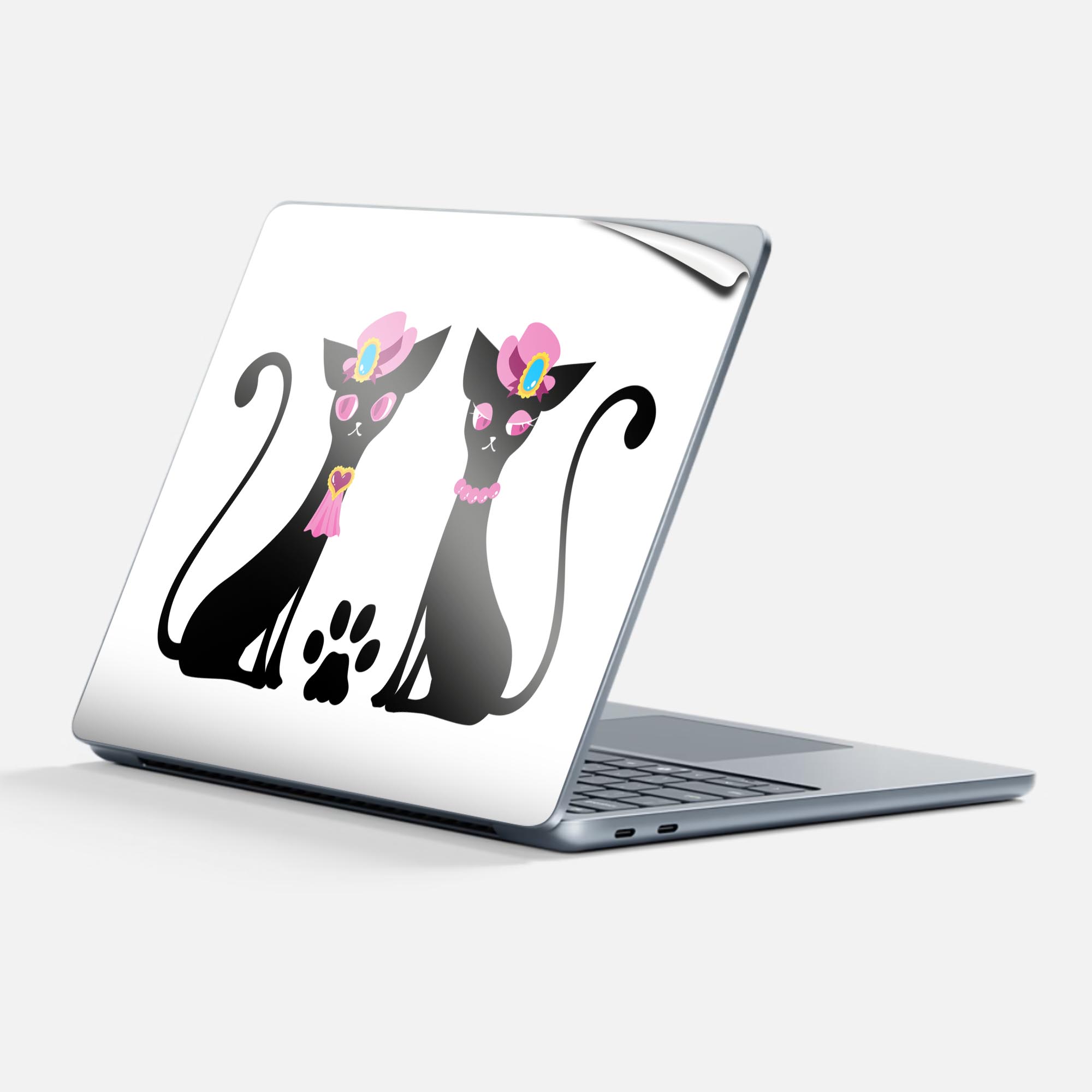 商品特徴・貼るだけでかんたん着せ替え、Surfac Laptop(第7世代) 13インチ 共通対応デザインスキンシール・高精細プリントで写真と遜色のない仕上がり！半光沢シートでしっとりツヤのある表現力・ちょっとしたすり傷からSurface本...