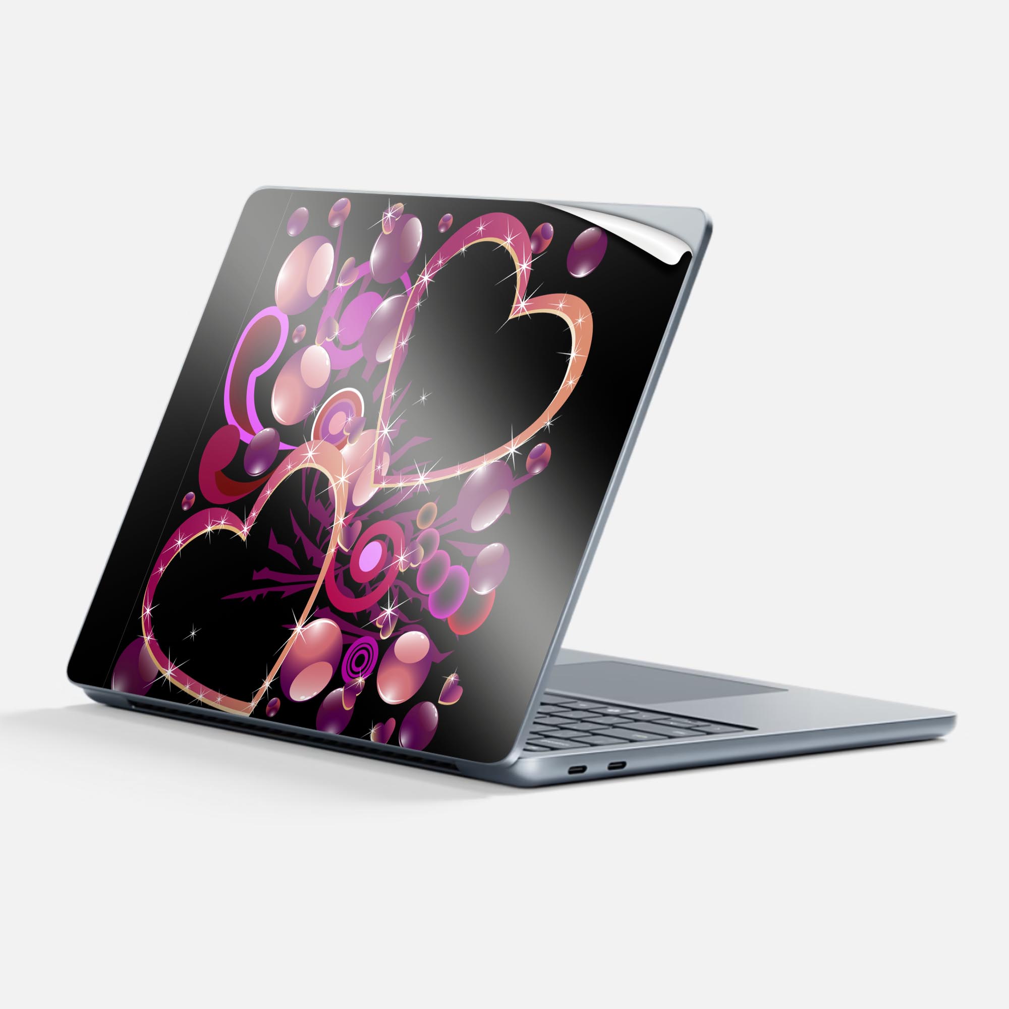 商品特徴・貼るだけでかんたん着せ替え、Surfac Laptop(第7世代) 13インチ 共通対応デザインスキンシール・高精細プリントで写真と遜色のない仕上がり！半光沢シートでしっとりツヤのある表現力・ちょっとしたすり傷からSurface本...
