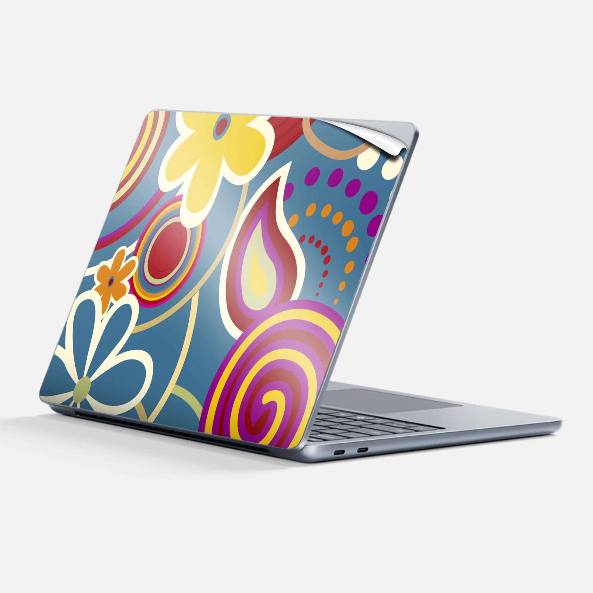 商品特徴・貼るだけでかんたん着せ替え、Surfac Laptop(第7世代) 13インチ 共通対応デザインスキンシール・高精細プリントで写真と遜色のない仕上がり！半光沢シートでしっとりツヤのある表現力・ちょっとしたすり傷からSurface本...