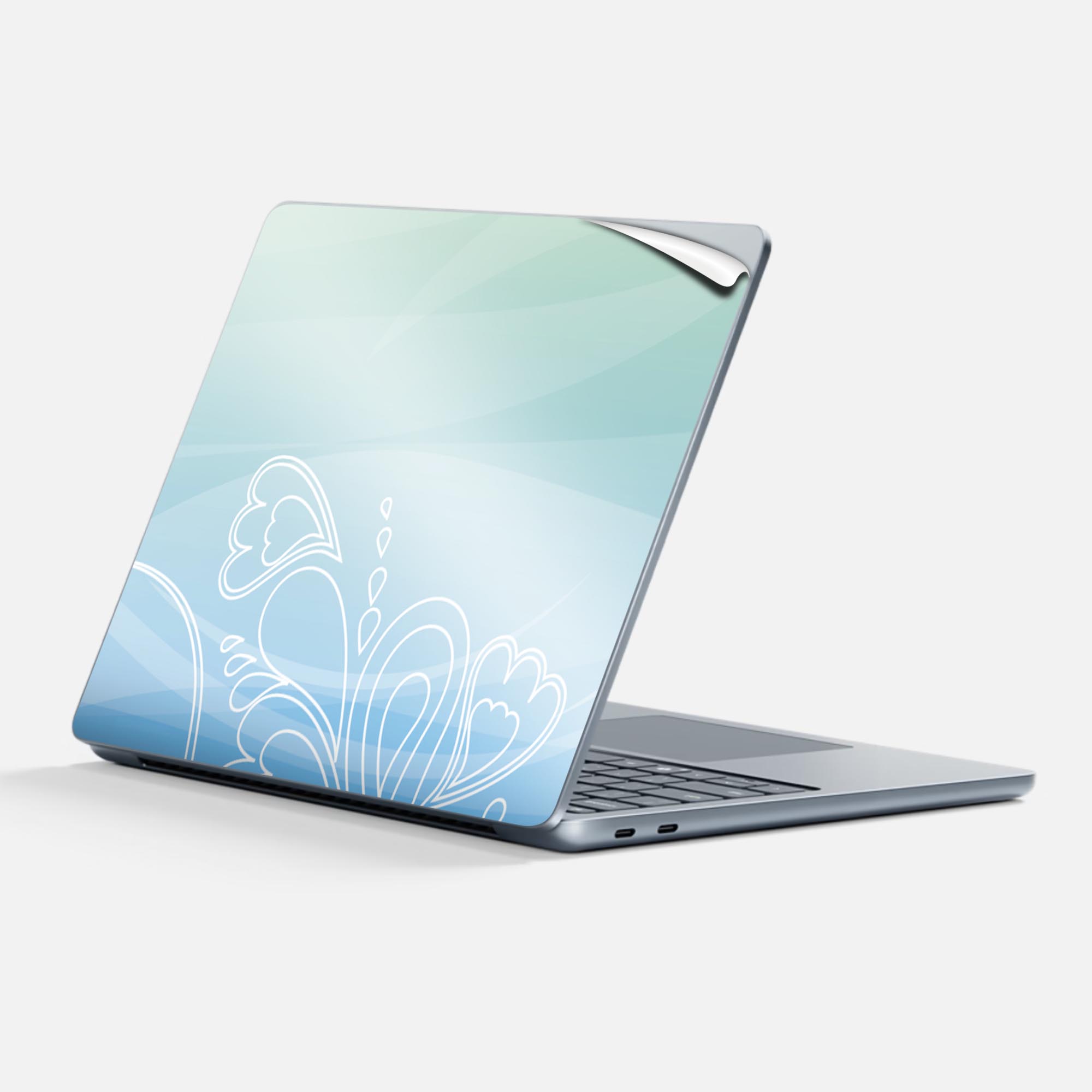 商品特徴・貼るだけでかんたん着せ替え、Surfac Laptop(第7世代) 13インチ 共通対応デザインスキンシール・高精細プリントで写真と遜色のない仕上がり！半光沢シートでしっとりツヤのある表現力・ちょっとしたすり傷からSurface本...