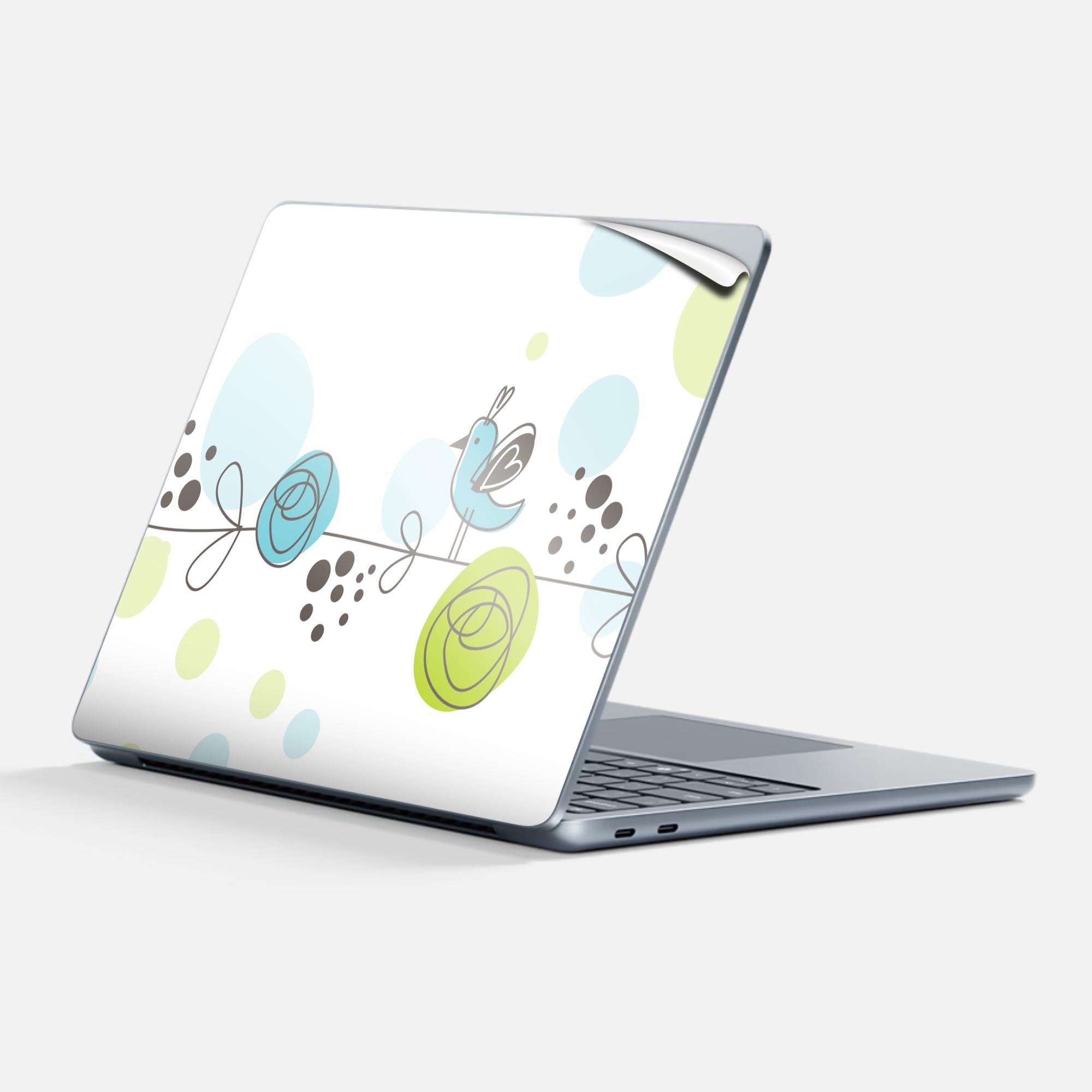 商品特徴・貼るだけでかんたん着せ替え、Surfac Laptop(第7世代) 13インチ 共通対応デザインスキンシール・高精細プリントで写真と遜色のない仕上がり！半光沢シートでしっとりツヤのある表現力・ちょっとしたすり傷からSurface本...