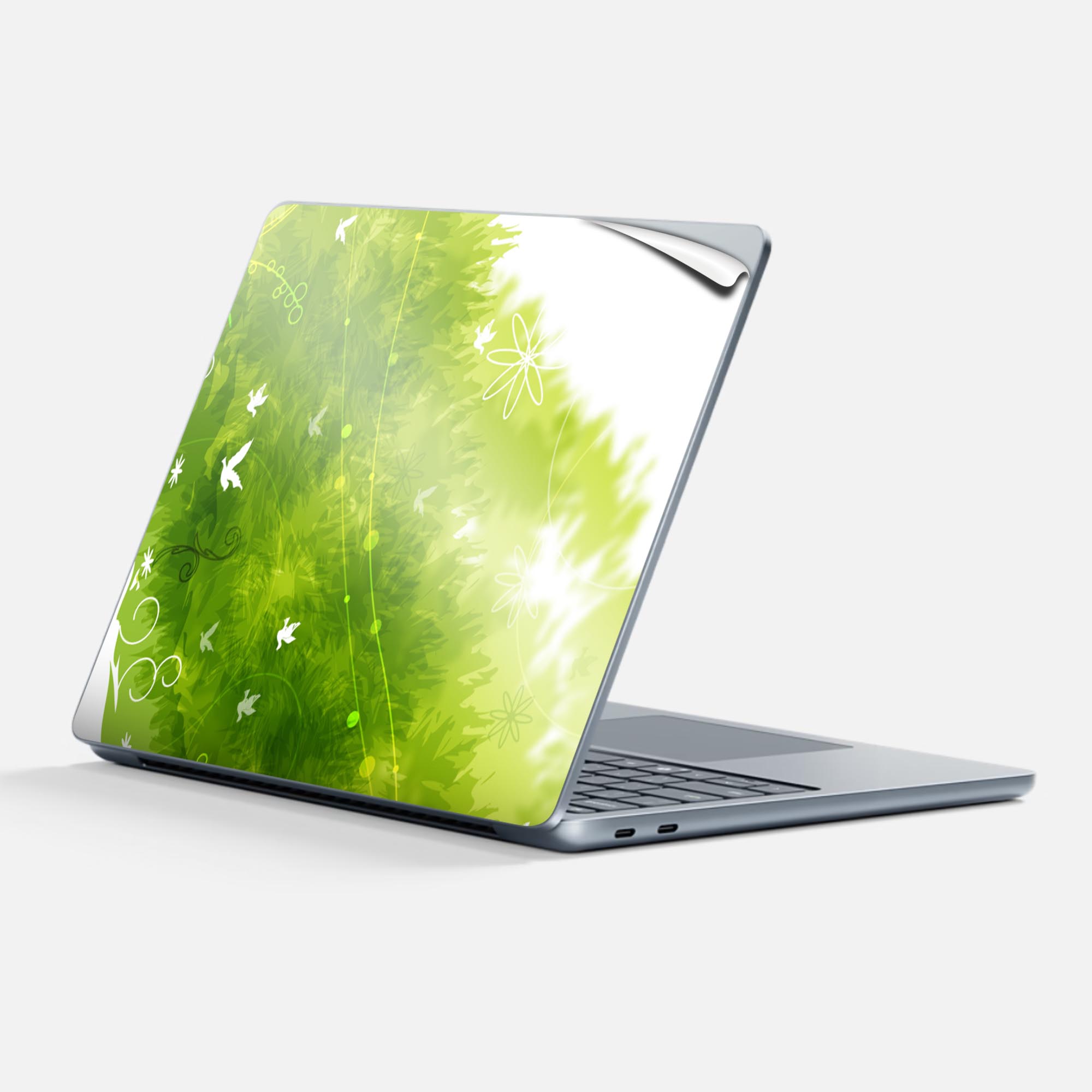 商品特徴・貼るだけでかんたん着せ替え、Surfac Laptop(第7世代) 13インチ 共通対応デザインスキンシール・高精細プリントで写真と遜色のない仕上がり！半光沢シートでしっとりツヤのある表現力・ちょっとしたすり傷からSurface本...