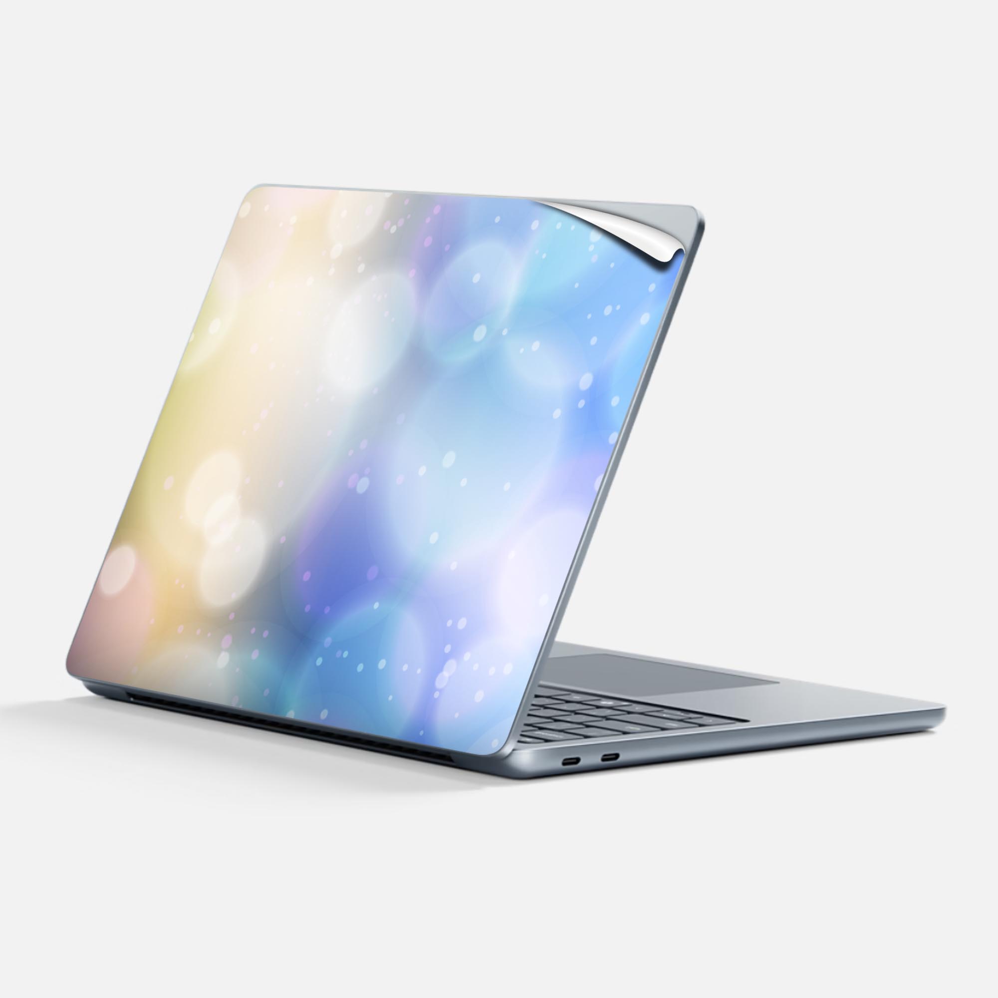 商品特徴・貼るだけでかんたん着せ替え、Surfac Laptop(第7世代) 13インチ 共通対応デザインスキンシール・高精細プリントで写真と遜色のない仕上がり！半光沢シートでしっとりツヤのある表現力・ちょっとしたすり傷からSurface本...
