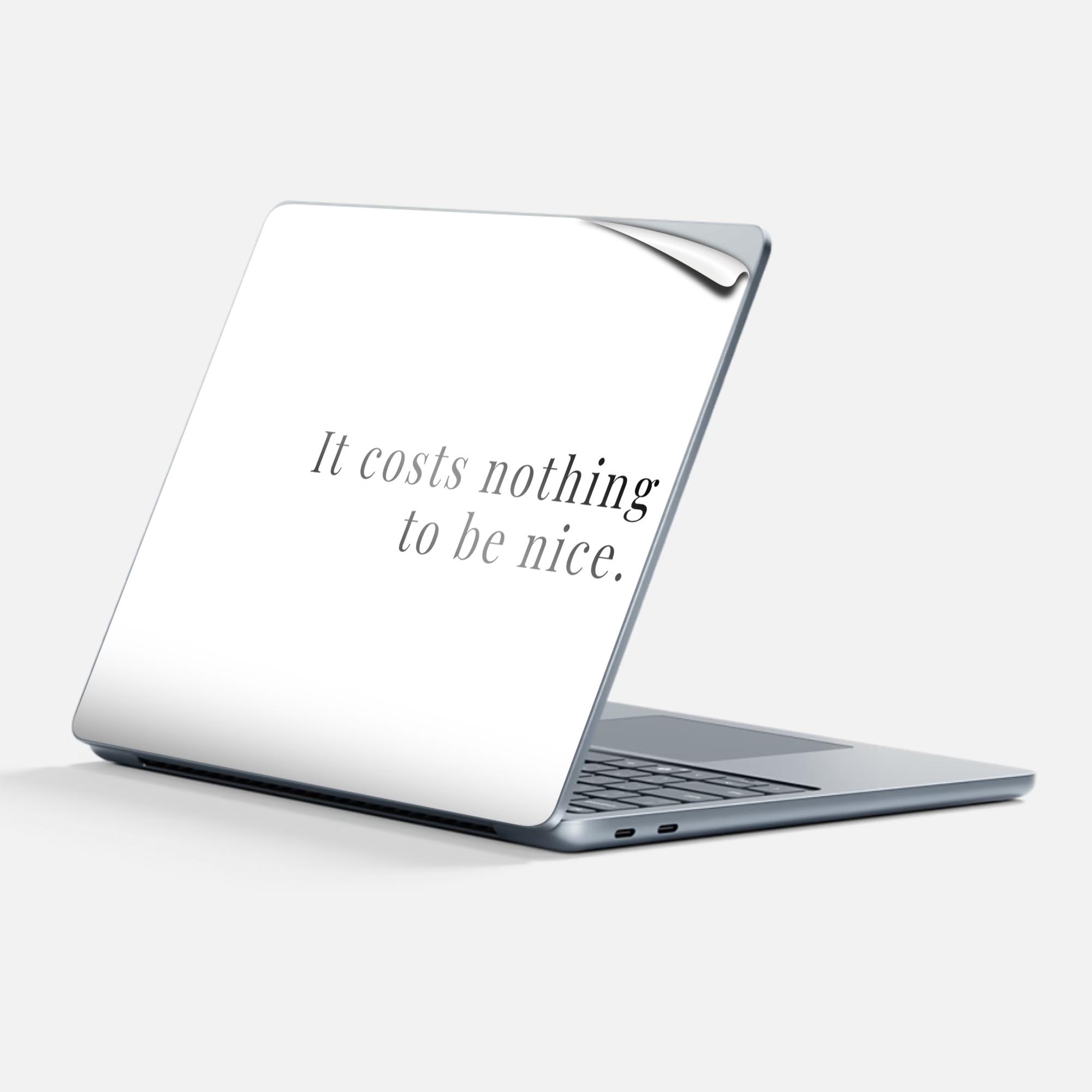 商品特徴・貼るだけでかんたん着せ替え、Surfac Laptop(第7世代) 13インチ 共通対応デザインスキンシール・高精細プリントで写真と遜色のない仕上がり！半光沢シートでしっとりツヤのある表現力・ちょっとしたすり傷からSurface本...
