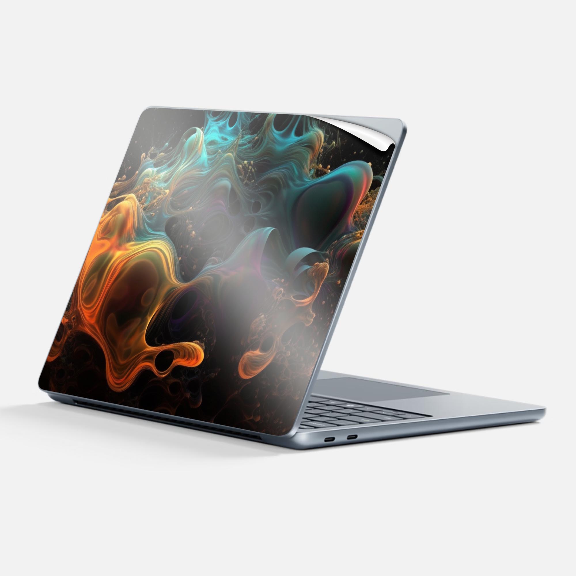 商品特徴・貼るだけでかんたん着せ替え、Surfac Laptop(第7世代) 13インチ 共通対応デザインスキンシール・高精細プリントで写真と遜色のない仕上がり！半光沢シートでしっとりツヤのある表現力・ちょっとしたすり傷からSurface本...