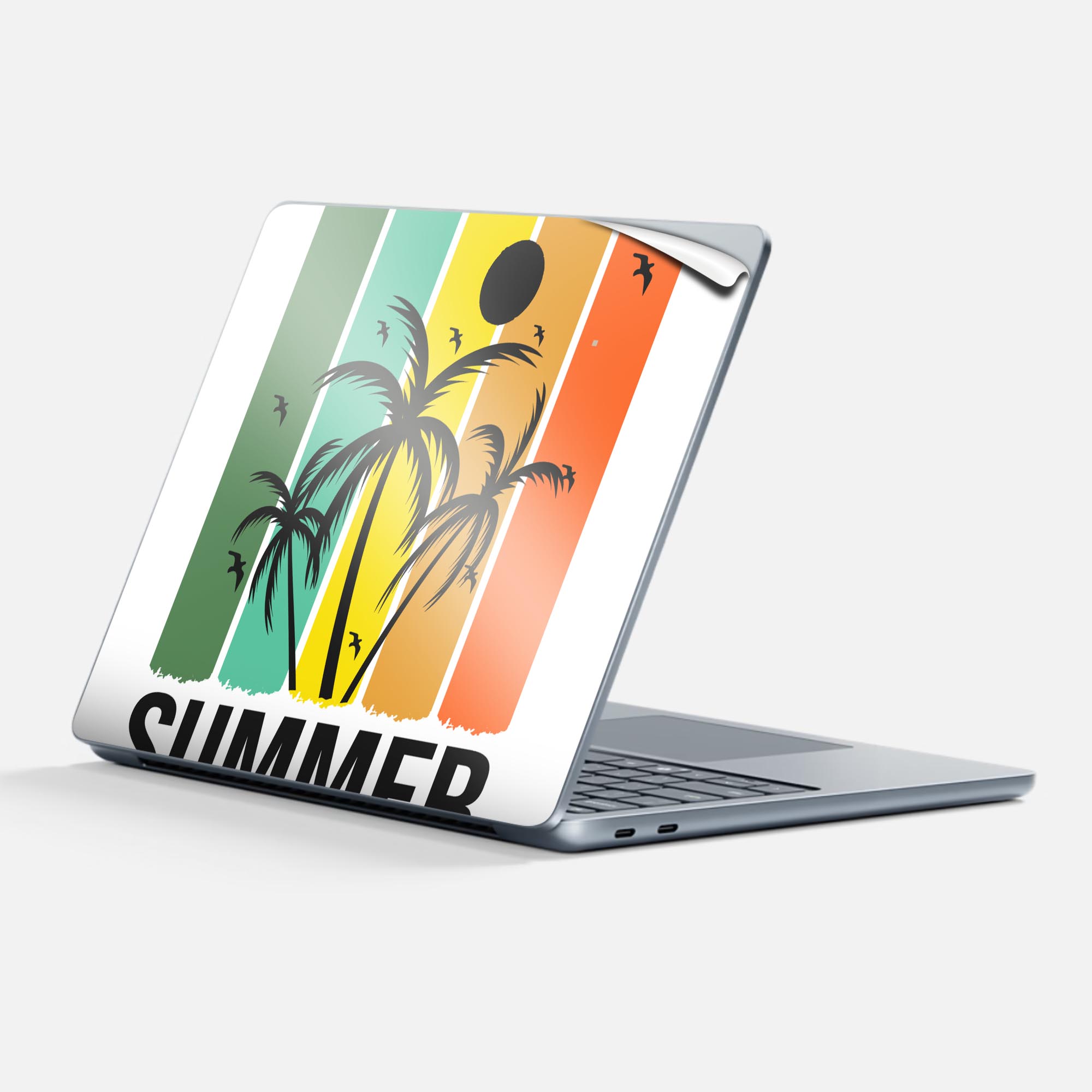 商品特徴・貼るだけでかんたん着せ替え、Surfac Laptop(第7世代) 13インチ 共通対応デザインスキンシール・高精細プリントで写真と遜色のない仕上がり！半光沢シートでしっとりツヤのある表現力・ちょっとしたすり傷からSurface本...