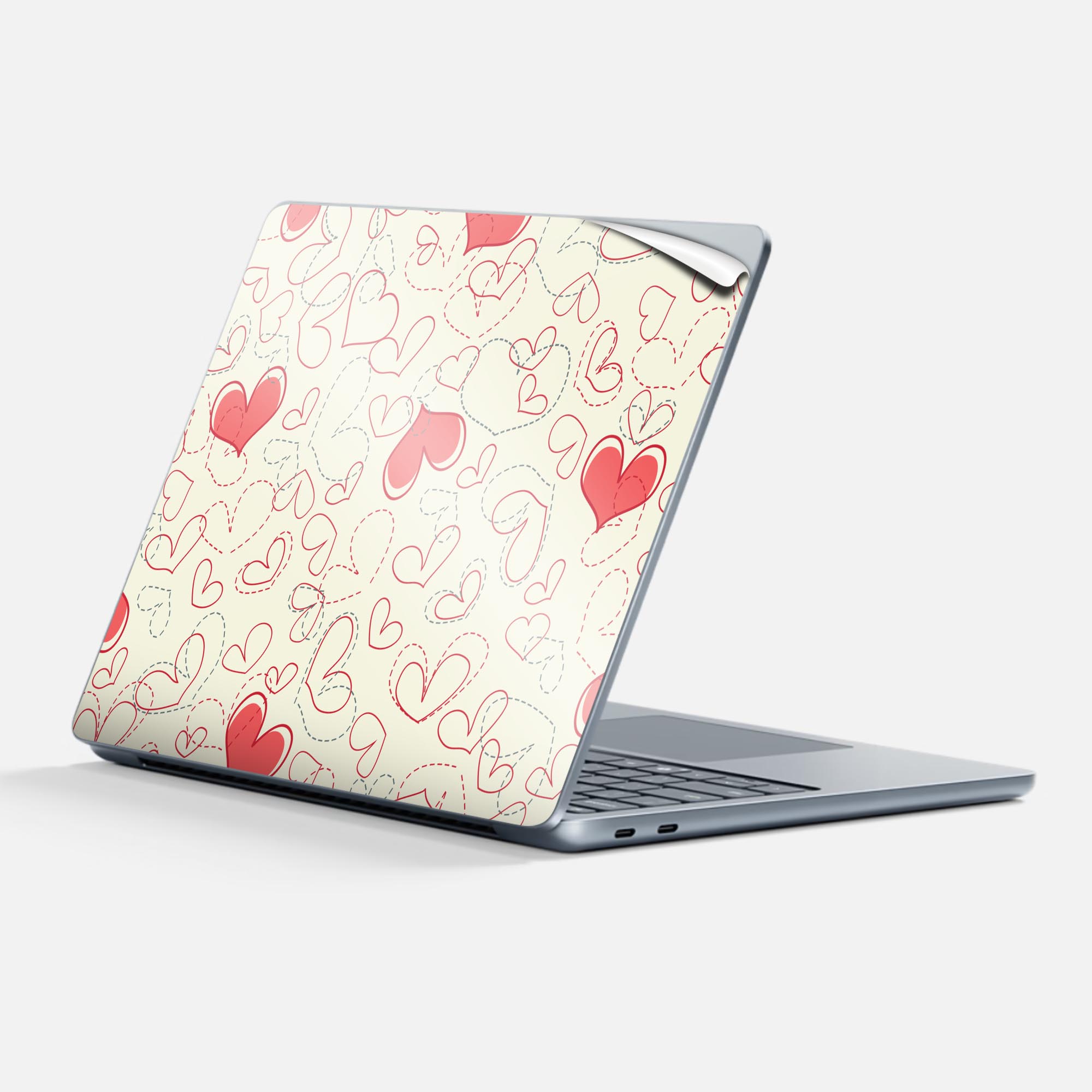 商品特徴・貼るだけでかんたん着せ替え、Surfac Laptop(第7世代) 13インチ 共通対応デザインスキンシール・高精細プリントで写真と遜色のない仕上がり！半光沢シートでしっとりツヤのある表現力・ちょっとしたすり傷からSurface本...