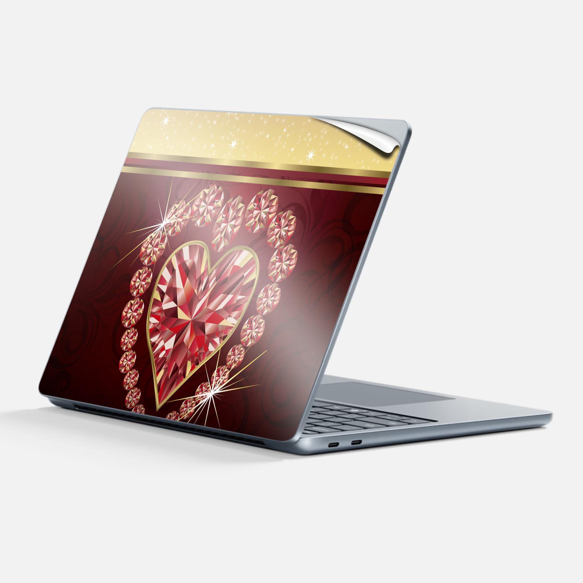 商品特徴・貼るだけでかんたん着せ替え、Surfac Laptop(第7世代) 13インチ 共通対応デザインスキンシール・高精細プリントで写真と遜色のない仕上がり！半光沢シートでしっとりツヤのある表現力・ちょっとしたすり傷からSurface本...