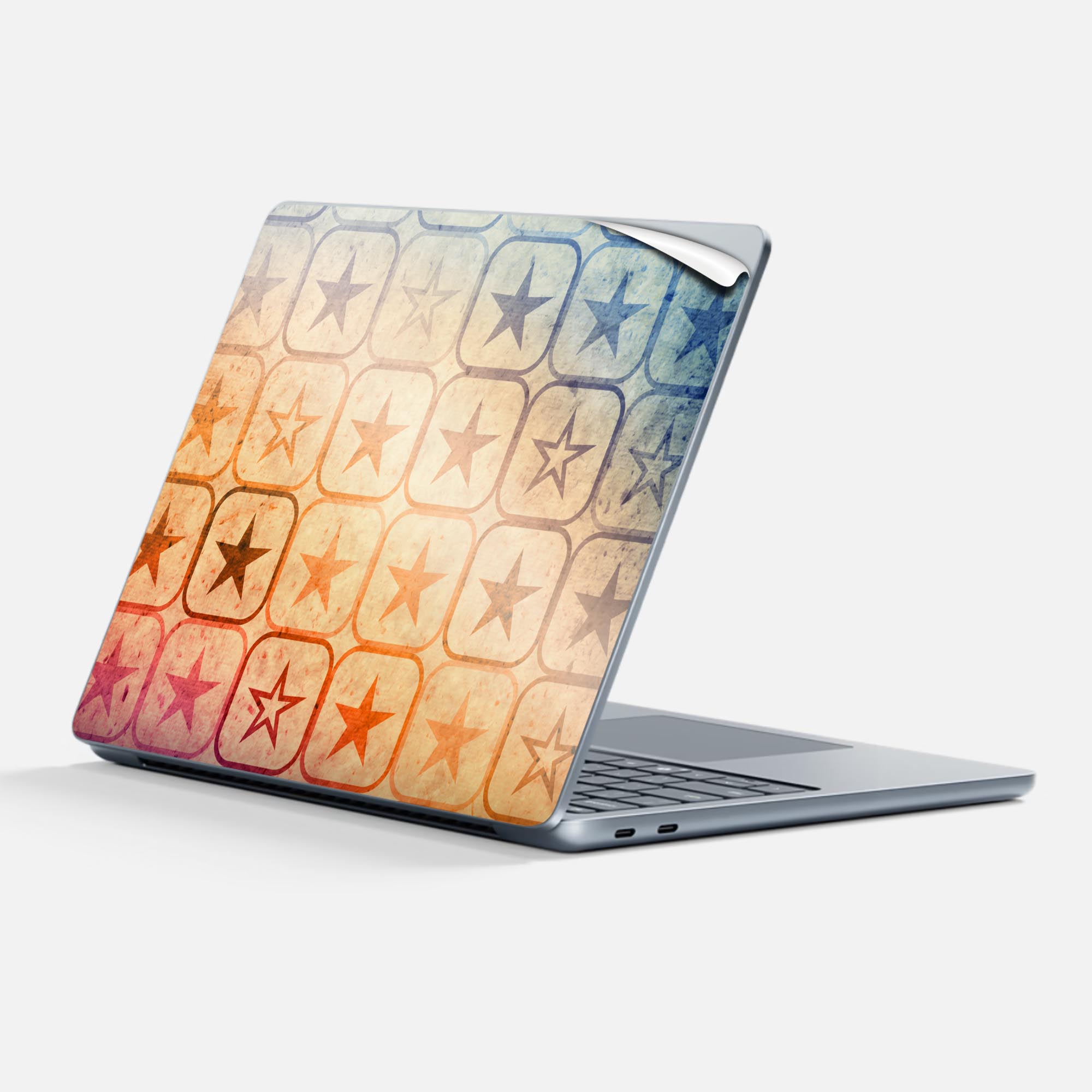 商品特徴・貼るだけでかんたん着せ替え、Surfac Laptop(第7世代) 13インチ 共通対応デザインスキンシール・高精細プリントで写真と遜色のない仕上がり！半光沢シートでしっとりツヤのある表現力・ちょっとしたすり傷からSurface本...