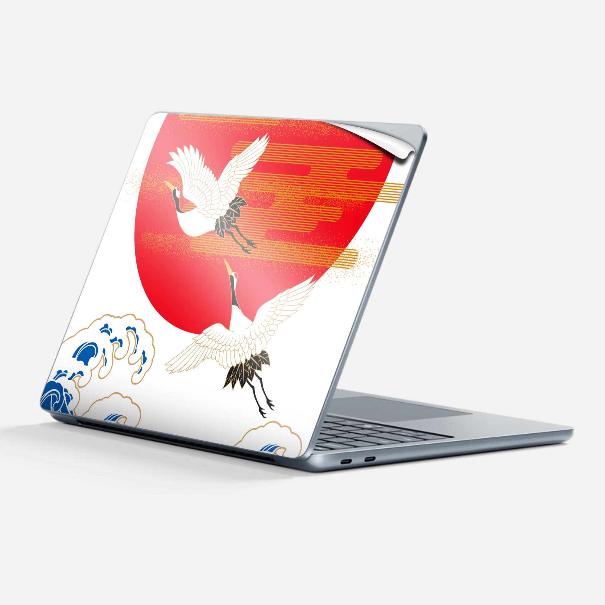 商品特徴・貼るだけでかんたん着せ替え、Surfac Laptop(第7世代) 13インチ 共通対応デザインスキンシール・高精細プリントで写真と遜色のない仕上がり！半光沢シートでしっとりツヤのある表現力・ちょっとしたすり傷からSurface本...