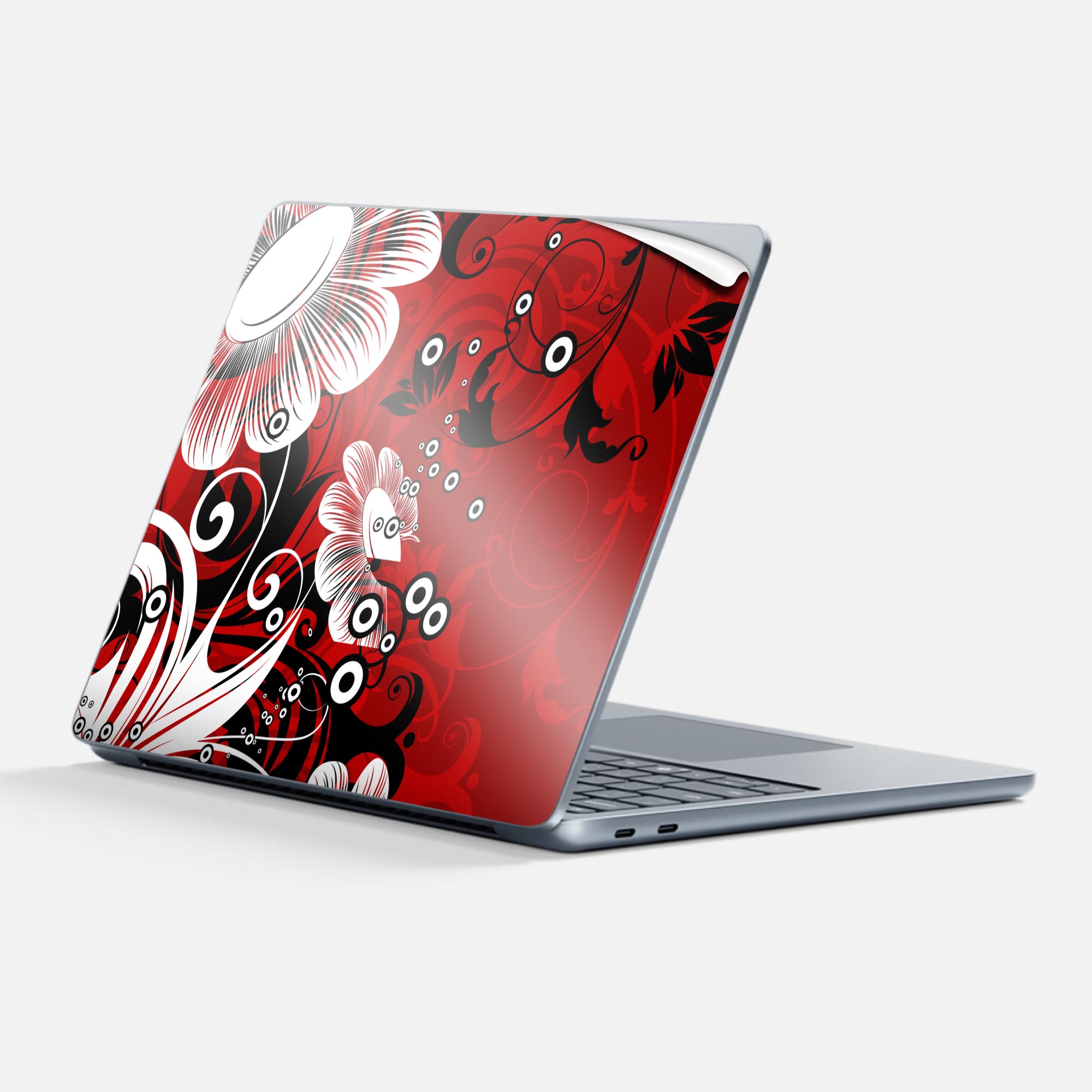 商品特徴・貼るだけでかんたん着せ替え、Surfac Laptop(第7世代) 13インチ 共通対応デザインスキンシール・高精細プリントで写真と遜色のない仕上がり！半光沢シートでしっとりツヤのある表現力・ちょっとしたすり傷からSurface本...