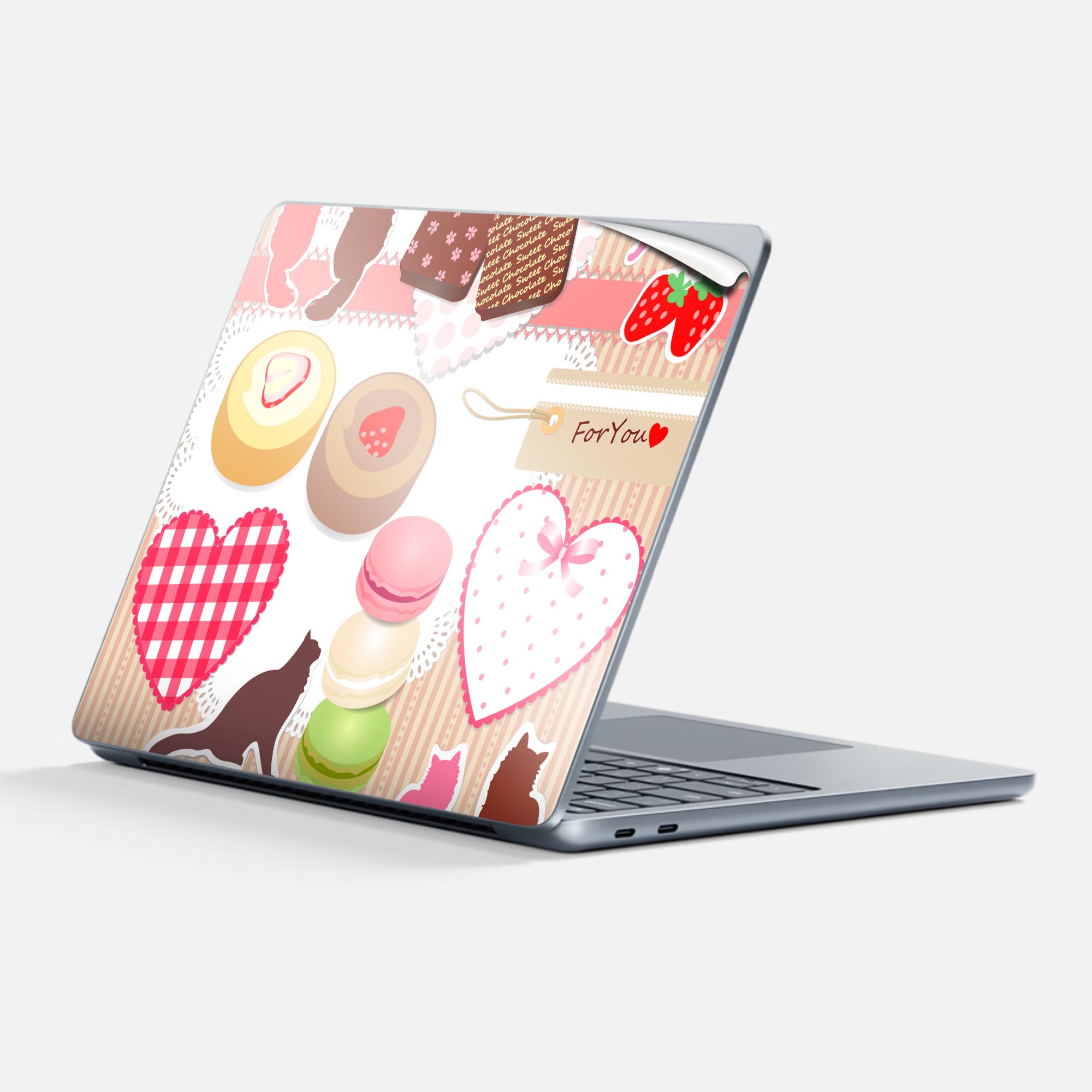 商品特徴・貼るだけでかんたん着せ替え、Surfac Laptop(第7世代) 13インチ 共通対応デザインスキンシール・高精細プリントで写真と遜色のない仕上がり！半光沢シートでしっとりツヤのある表現力・ちょっとしたすり傷からSurface本...