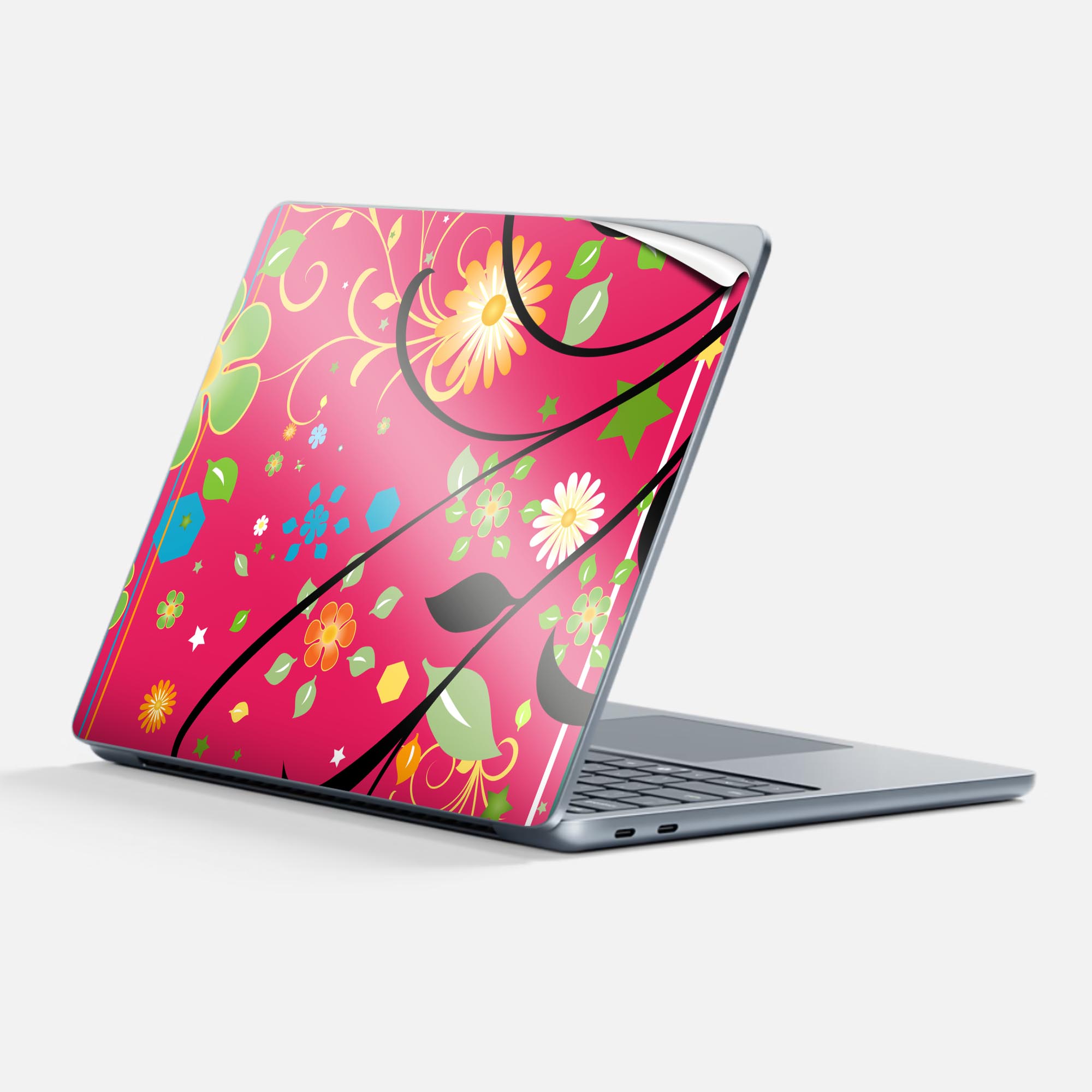 商品特徴・貼るだけでかんたん着せ替え、Surfac Laptop(第7世代) 13インチ 共通対応デザインスキンシール・高精細プリントで写真と遜色のない仕上がり！半光沢シートでしっとりツヤのある表現力・ちょっとしたすり傷からSurface本...