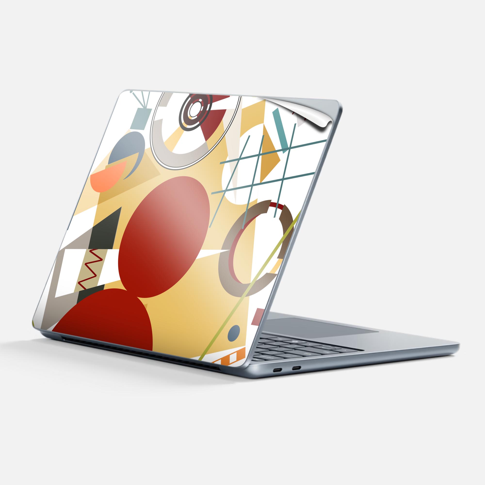 商品特徴・貼るだけでかんたん着せ替え、Surfac Laptop(第7世代) 13インチ 共通対応デザインスキンシール・高精細プリントで写真と遜色のない仕上がり！半光沢シートでしっとりツヤのある表現力・ちょっとしたすり傷からSurface本...