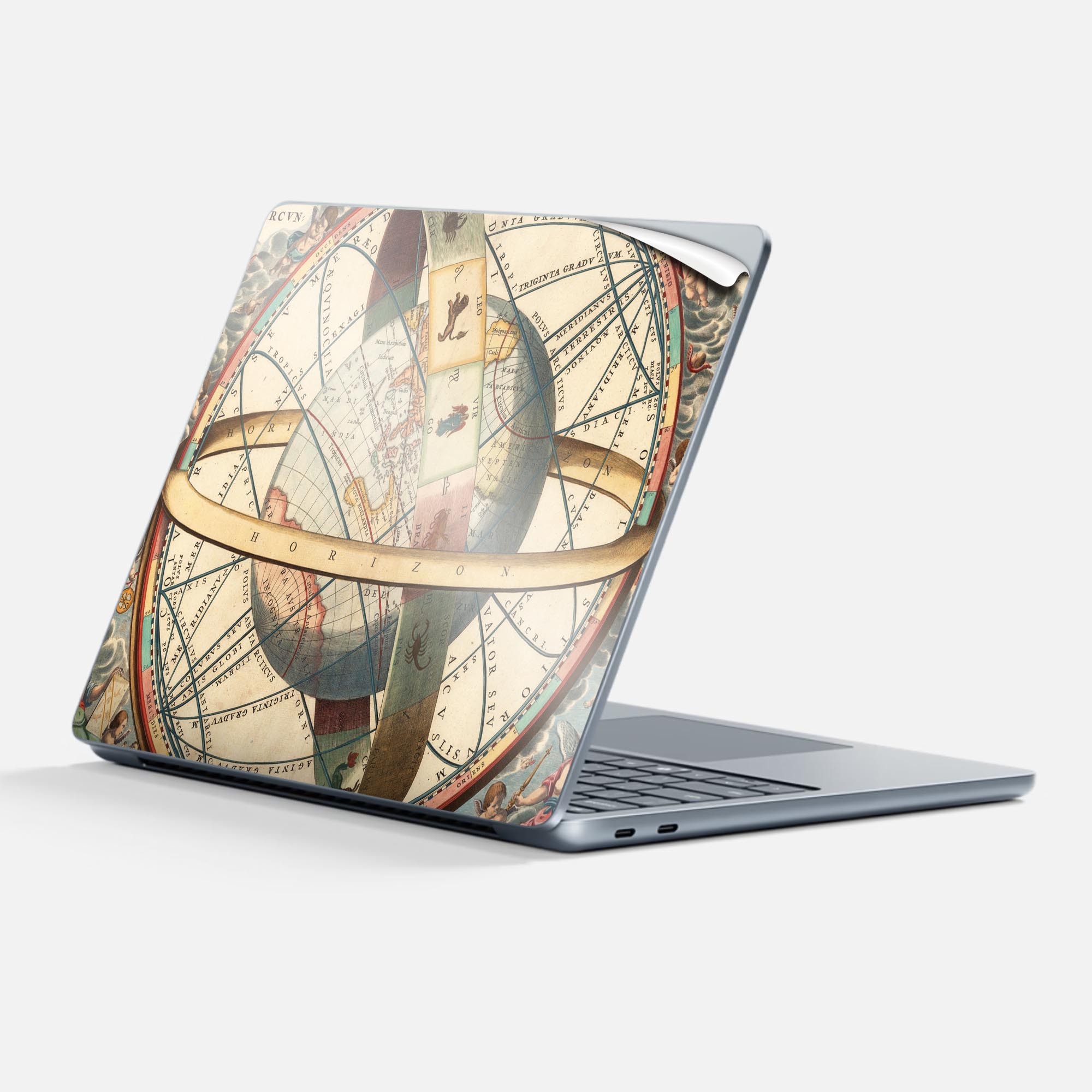 商品特徴・貼るだけでかんたん着せ替え、Surfac Laptop(第7世代) 13インチ 共通対応デザインスキンシール・高精細プリントで写真と遜色のない仕上がり！半光沢シートでしっとりツヤのある表現力・ちょっとしたすり傷からSurface本...