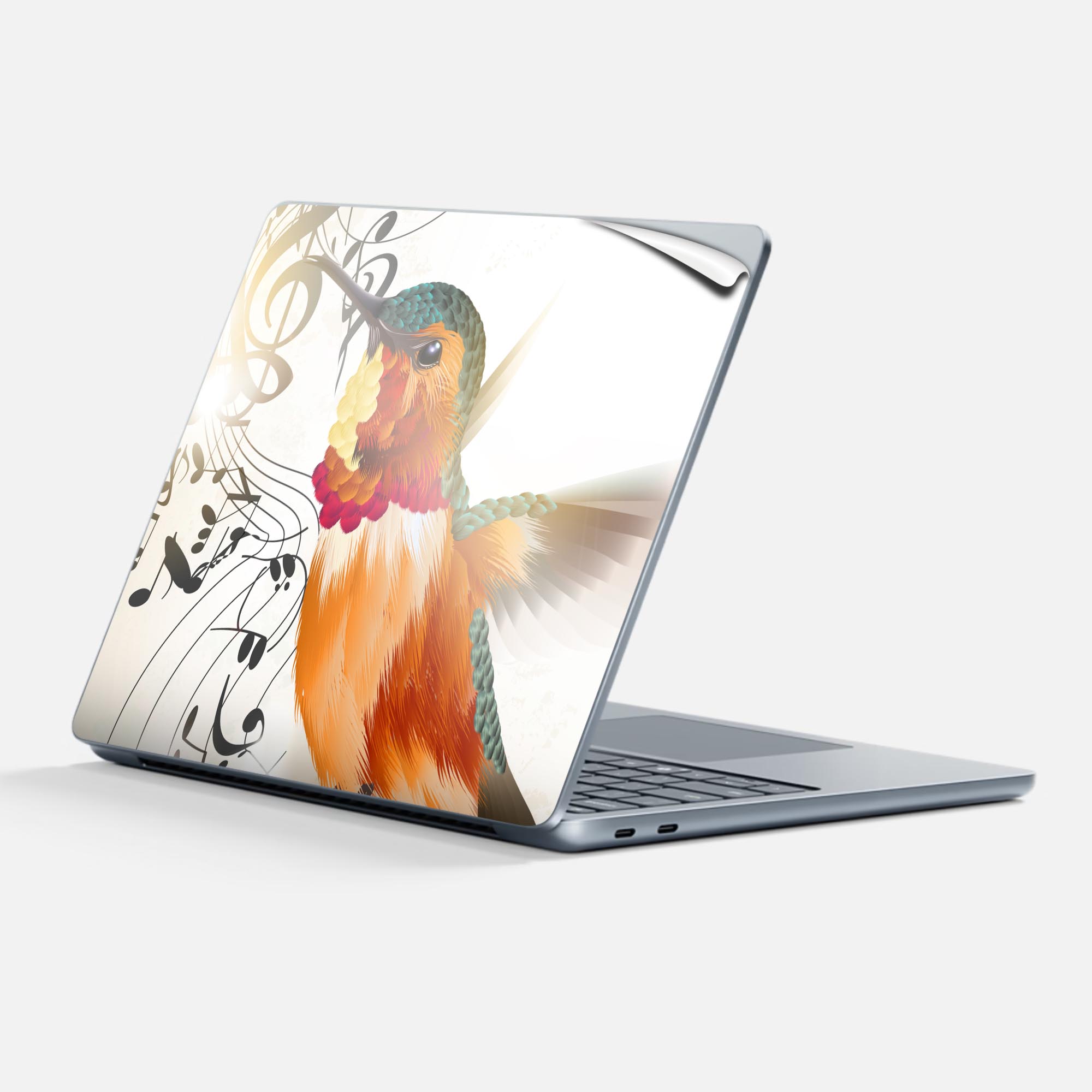 商品特徴・貼るだけでかんたん着せ替え、Surfac Laptop(第7世代) 13インチ 共通対応デザインスキンシール・高精細プリントで写真と遜色のない仕上がり！半光沢シートでしっとりツヤのある表現力・ちょっとしたすり傷からSurface本...