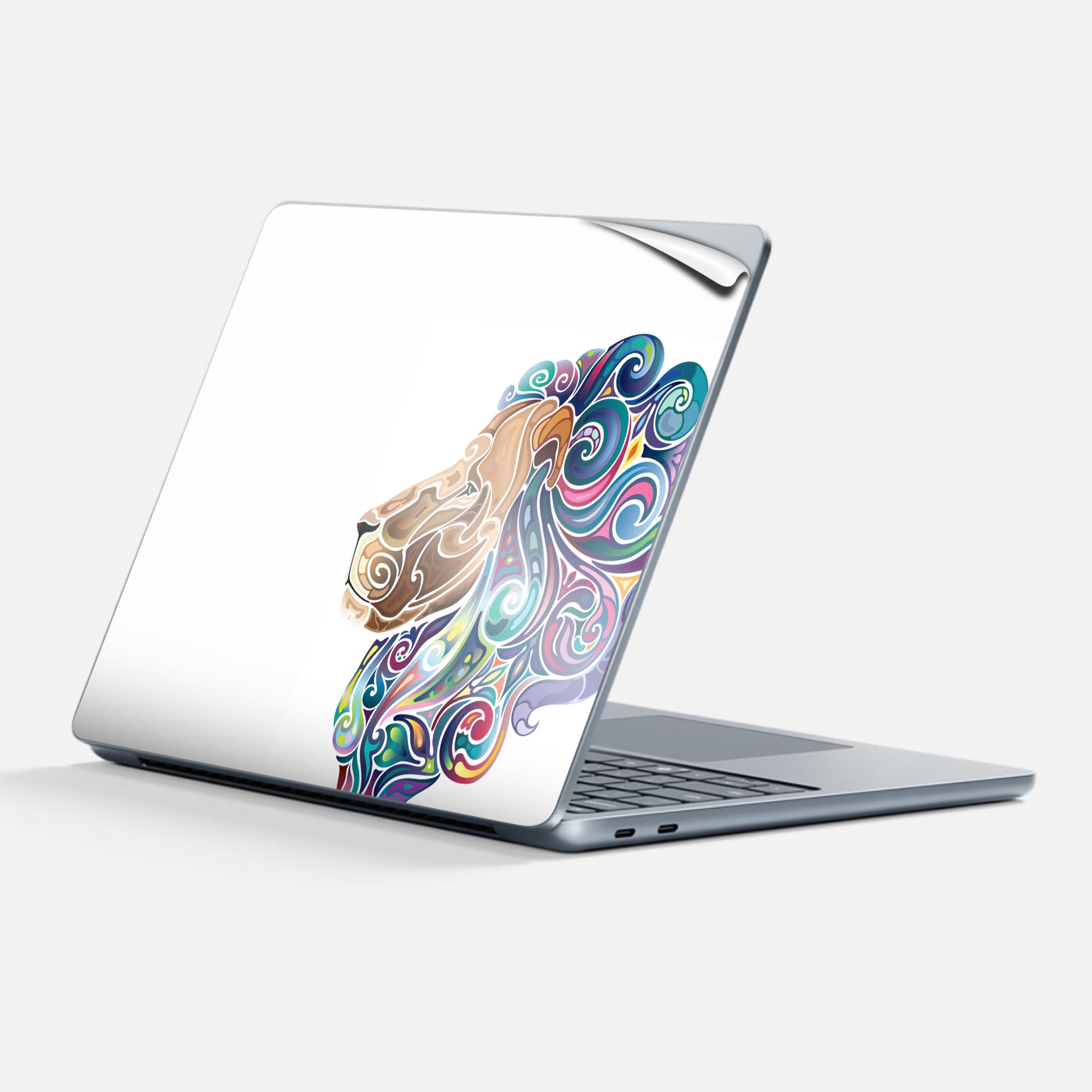 商品特徴・貼るだけでかんたん着せ替え、Surfac Laptop(第7世代) 13インチ 共通対応デザインスキンシール・高精細プリントで写真と遜色のない仕上がり！半光沢シートでしっとりツヤのある表現力・ちょっとしたすり傷からSurface本...