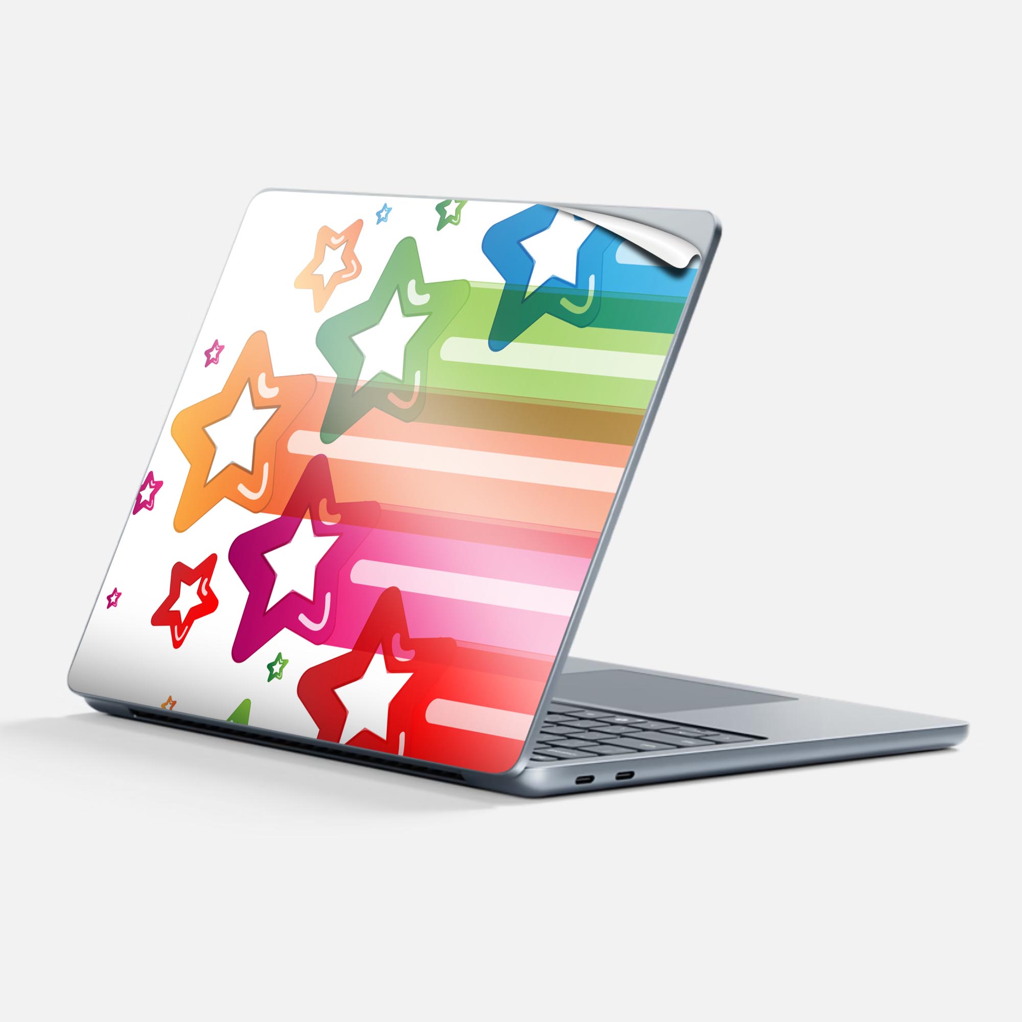 商品特徴・貼るだけでかんたん着せ替え、Surfac Laptop(第7世代) 13インチ 共通対応デザインスキンシール・高精細プリントで写真と遜色のない仕上がり！半光沢シートでしっとりツヤのある表現力・ちょっとしたすり傷からSurface本...