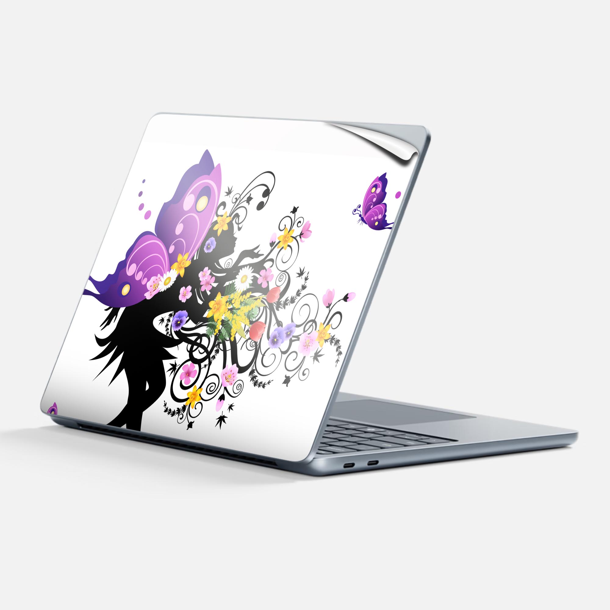 商品特徴・貼るだけでかんたん着せ替え、Surfac Laptop(第7世代) 13インチ 共通対応デザインスキンシール・高精細プリントで写真と遜色のない仕上がり！半光沢シートでしっとりツヤのある表現力・ちょっとしたすり傷からSurface本...