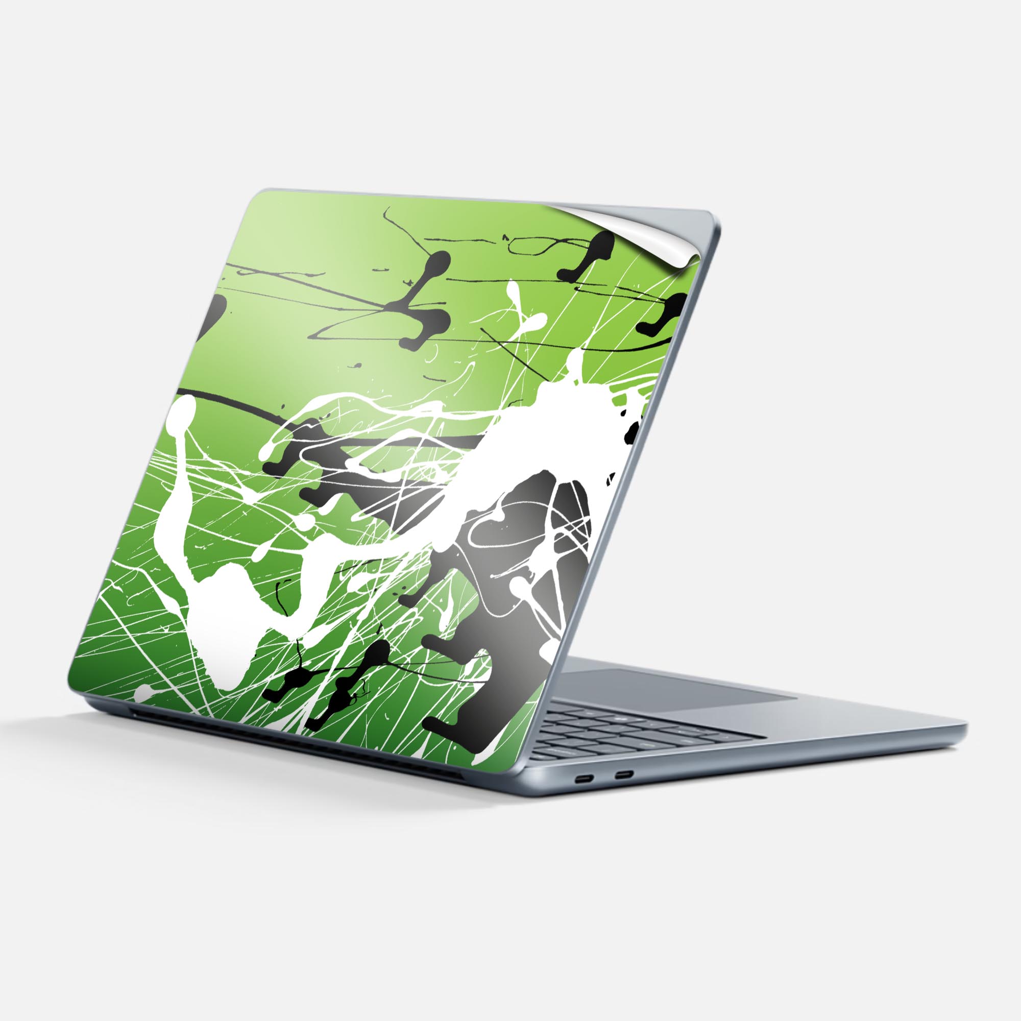 商品特徴・貼るだけでかんたん着せ替え、Surfac Laptop(第7世代) 13インチ 共通対応デザインスキンシール・高精細プリントで写真と遜色のない仕上がり！半光沢シートでしっとりツヤのある表現力・ちょっとしたすり傷からSurface本...