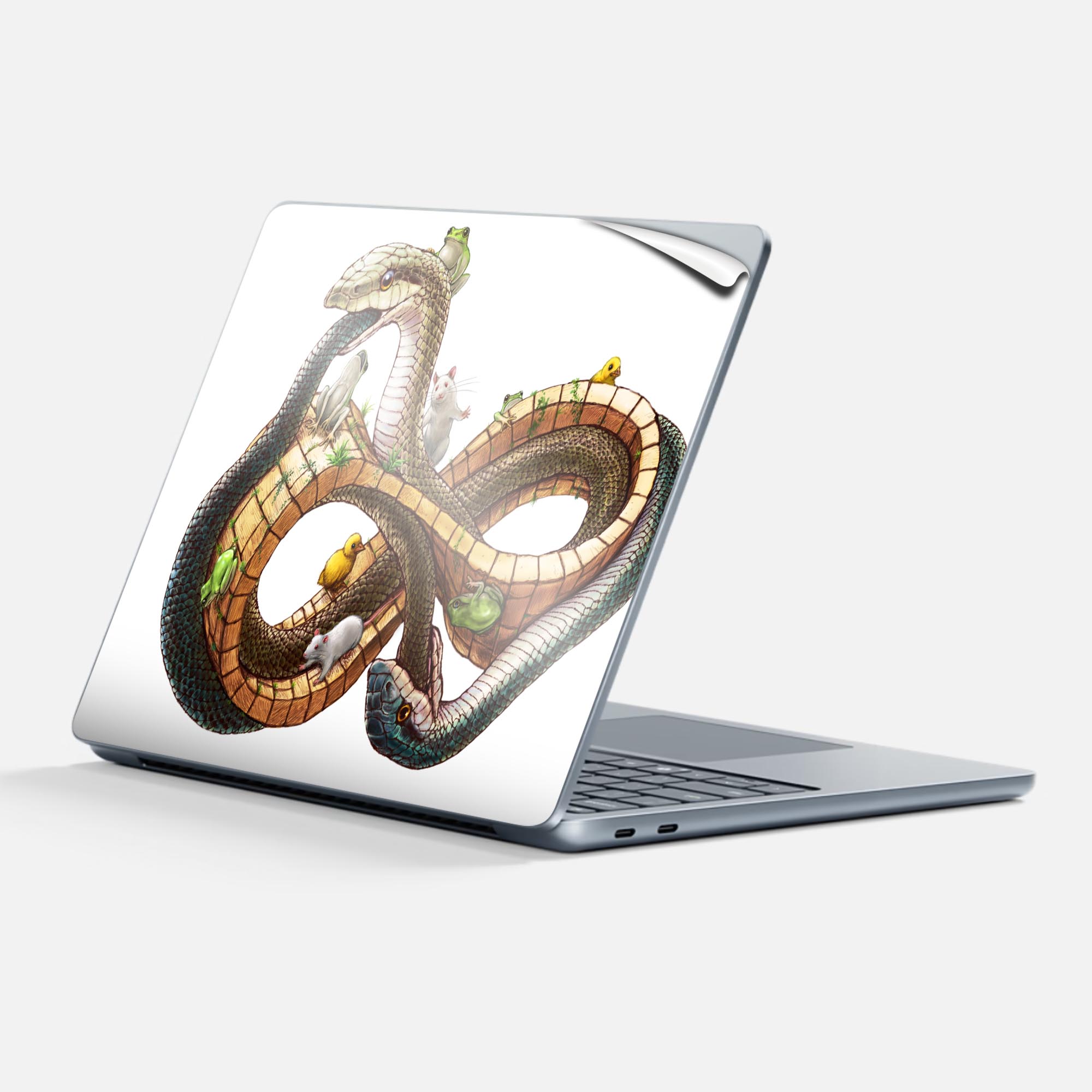 商品特徴・貼るだけでかんたん着せ替え、Surfac Laptop(第7世代) 13インチ 共通対応デザインスキンシール・高精細プリントで写真と遜色のない仕上がり！半光沢シートでしっとりツヤのある表現力・ちょっとしたすり傷からSurface本...